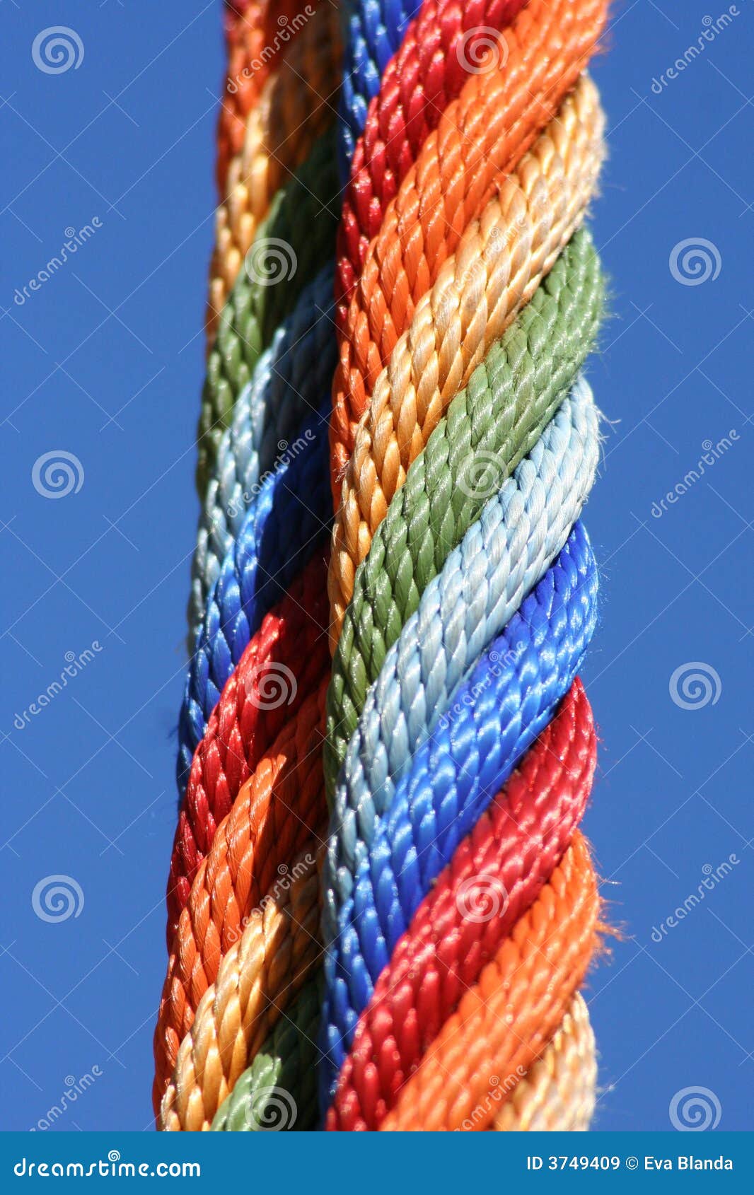 Colourful rope stock image. Image of string, isolated - 3749409