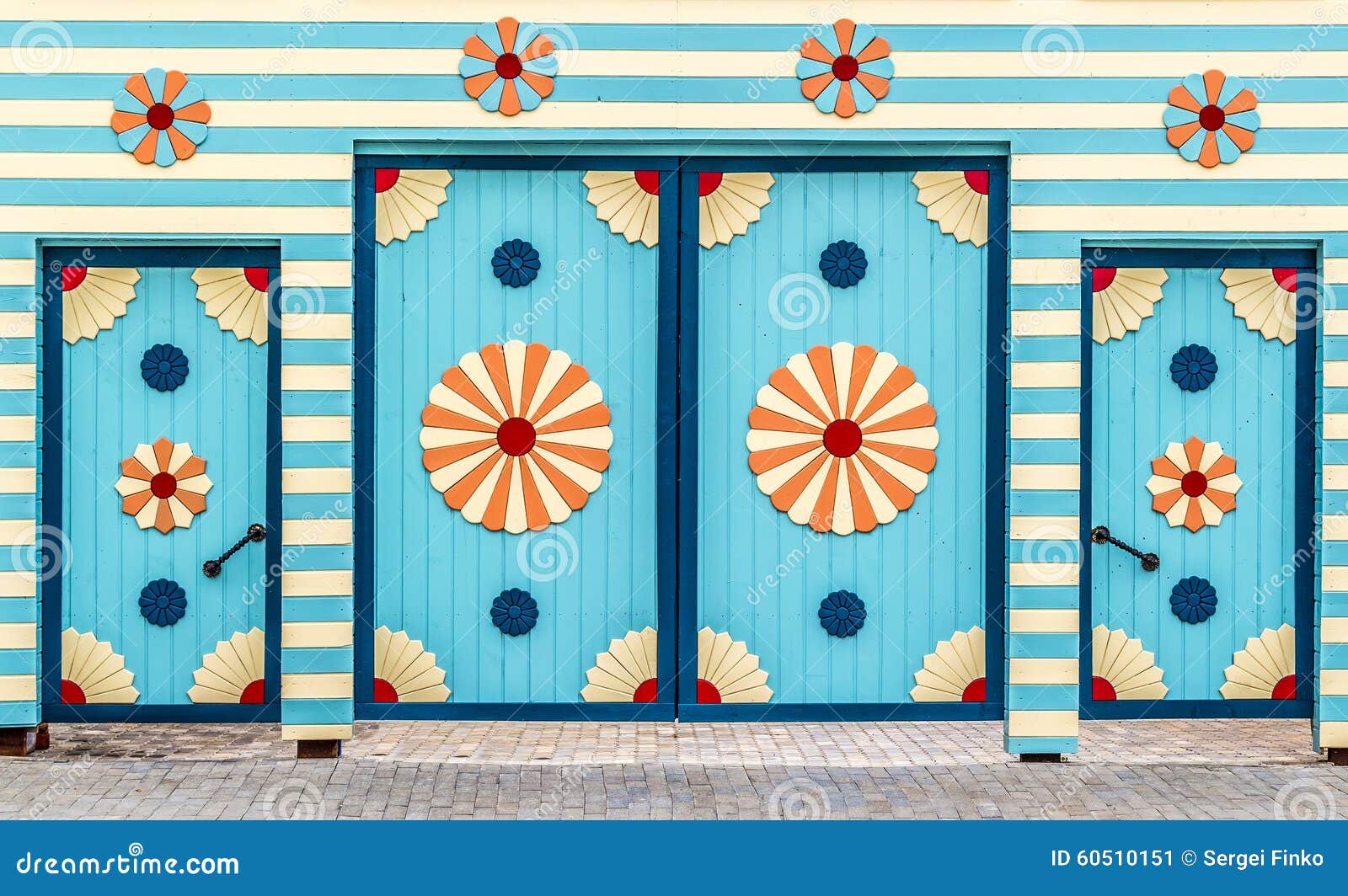 Colourful rural gates stock image. Image of fence, architectural - 60510151