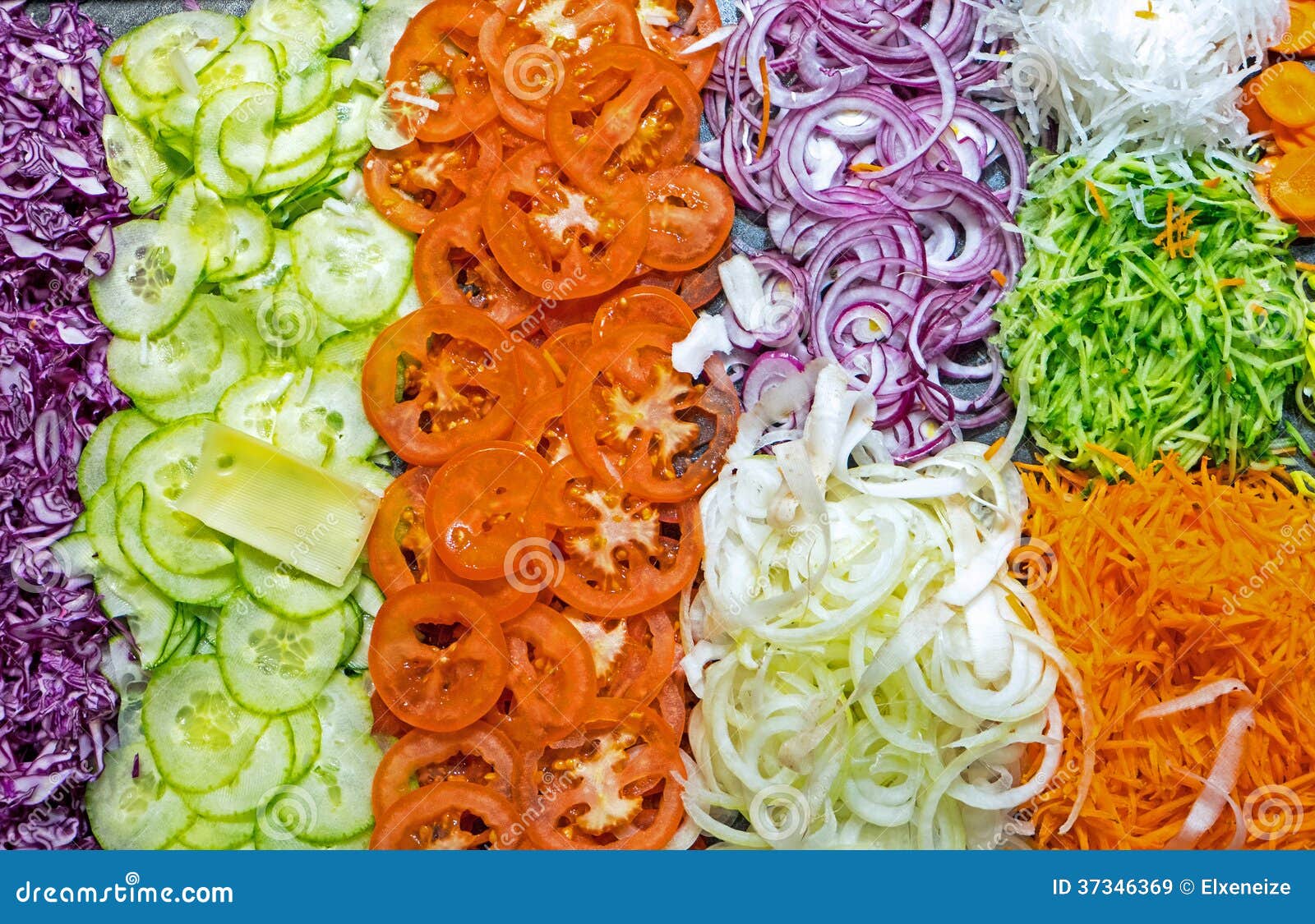 Colourful salad buffet stock image. Image of counter - 37346369