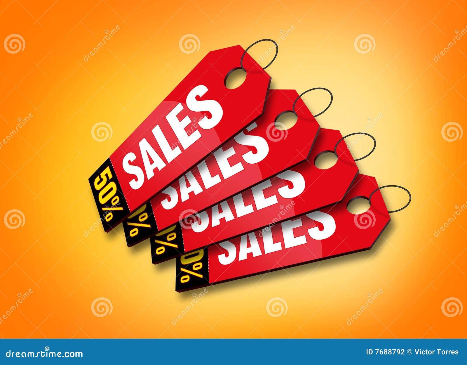 Colourful Sales Labels stock illustration. Illustration of ideas - 7688792