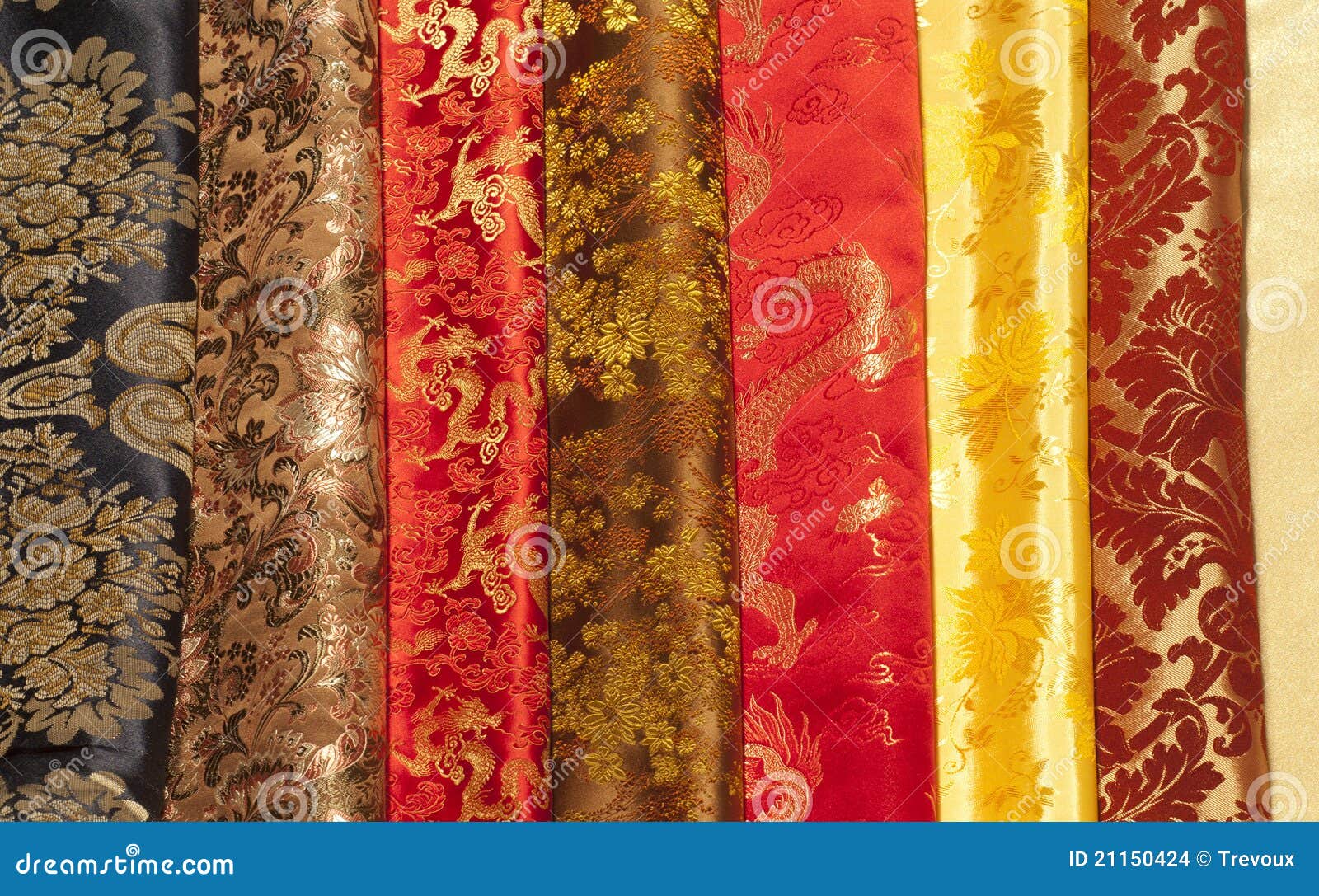 Colourful samples of silk stock photo. Image of floral - 21150424