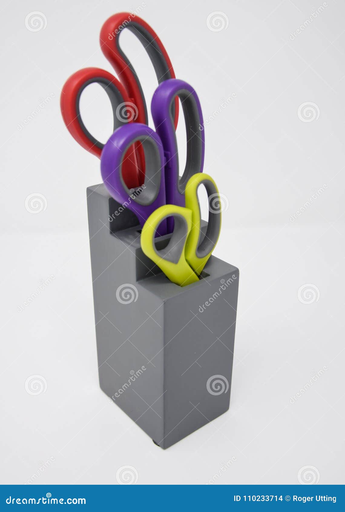 Colourful Scissor set stock photo. Image of plastic - 110233714