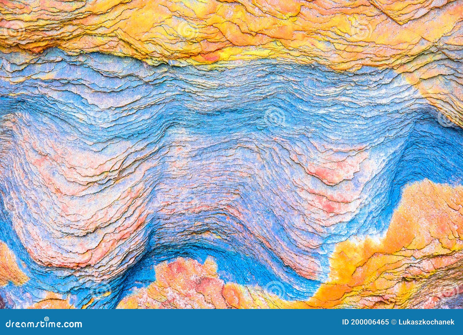 Colourful Sedimentary Rocks Formed by the Accumulation of Sediments â ...