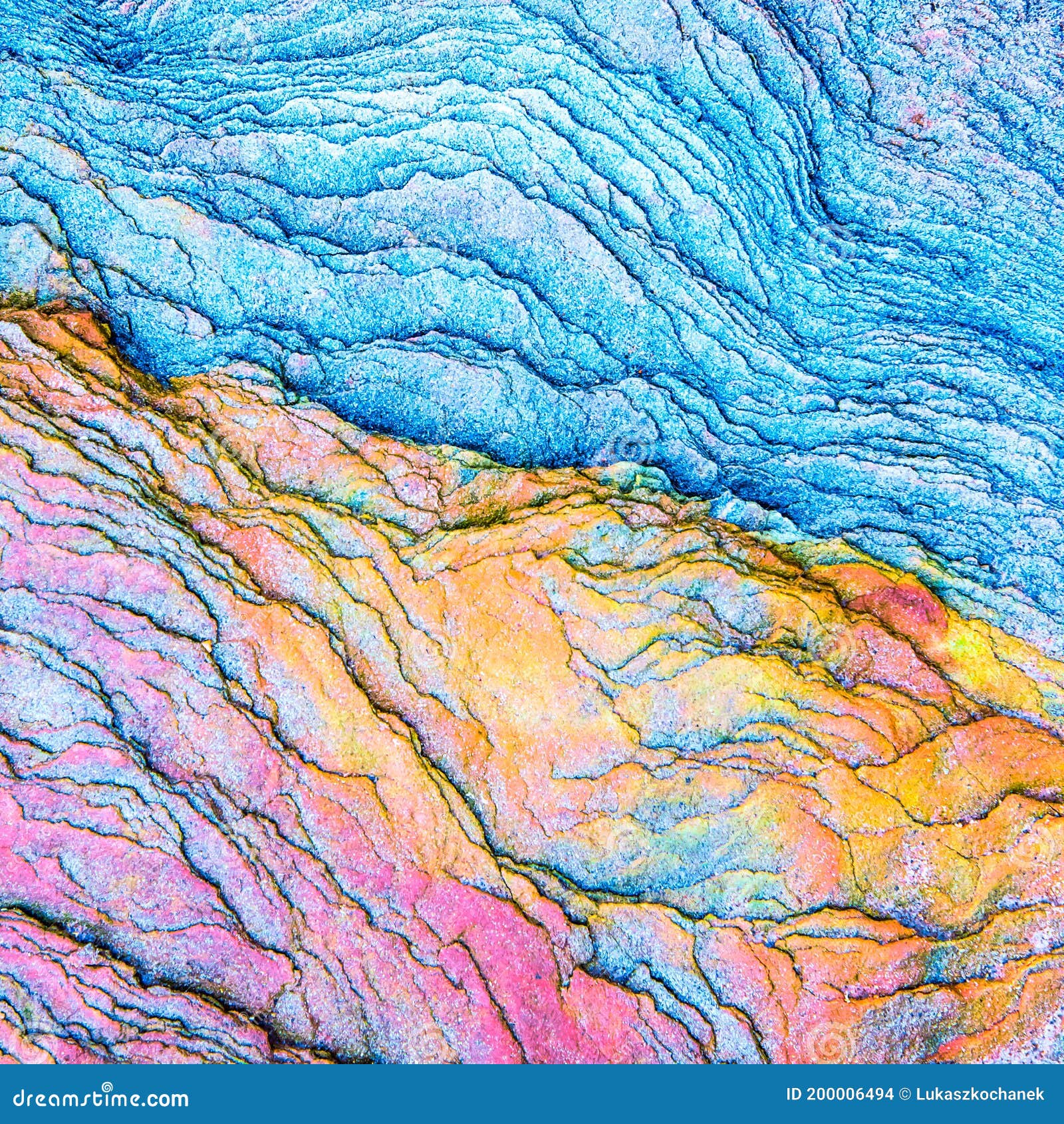 Colourful Sedimentary Rocks Formed by the Accumulation of Sediments â ...