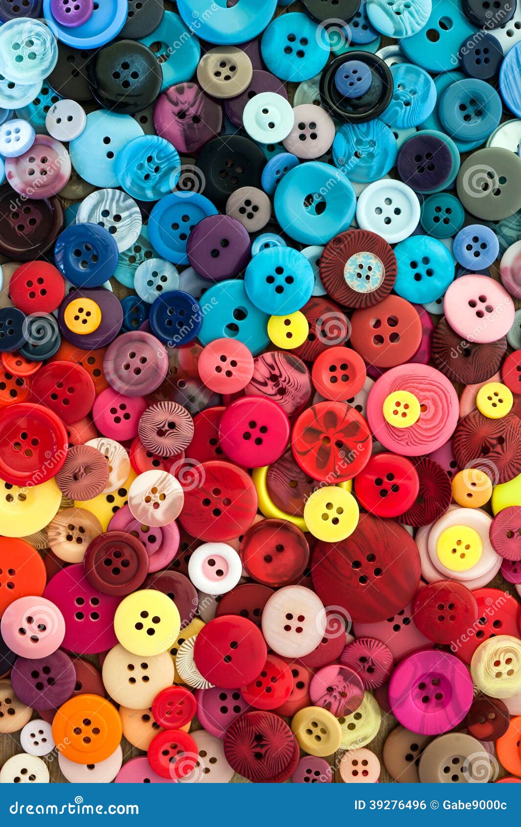 Colourful Sewing Buttons Background Stock Illustration - Illustration ...