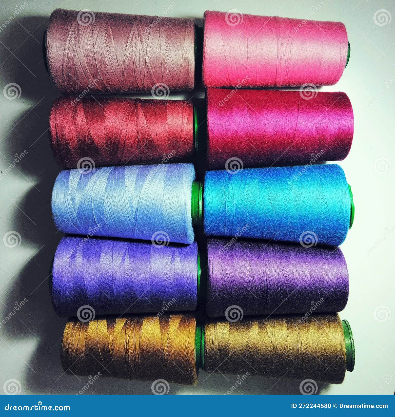 Colourful Sewing Thread stock photo. Image of clothing - 272244680