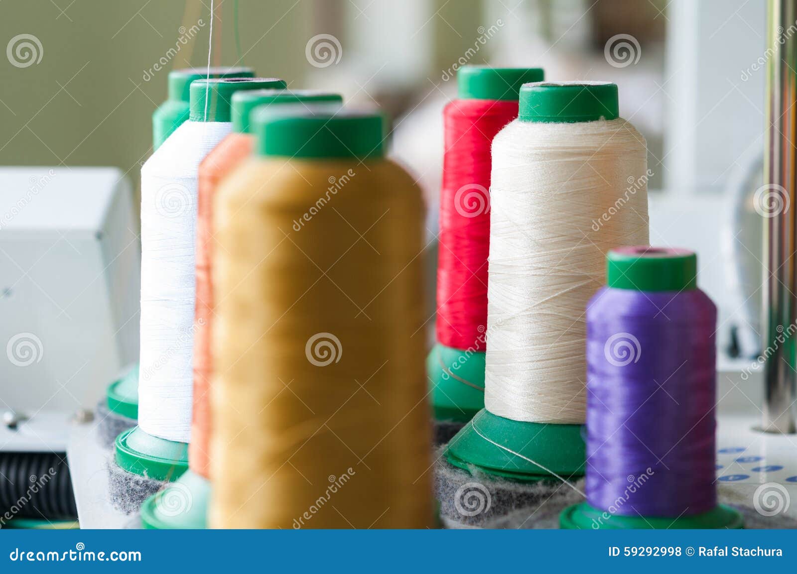 Colourful Sewing Threads stock photo. Image of fibre - 59292998