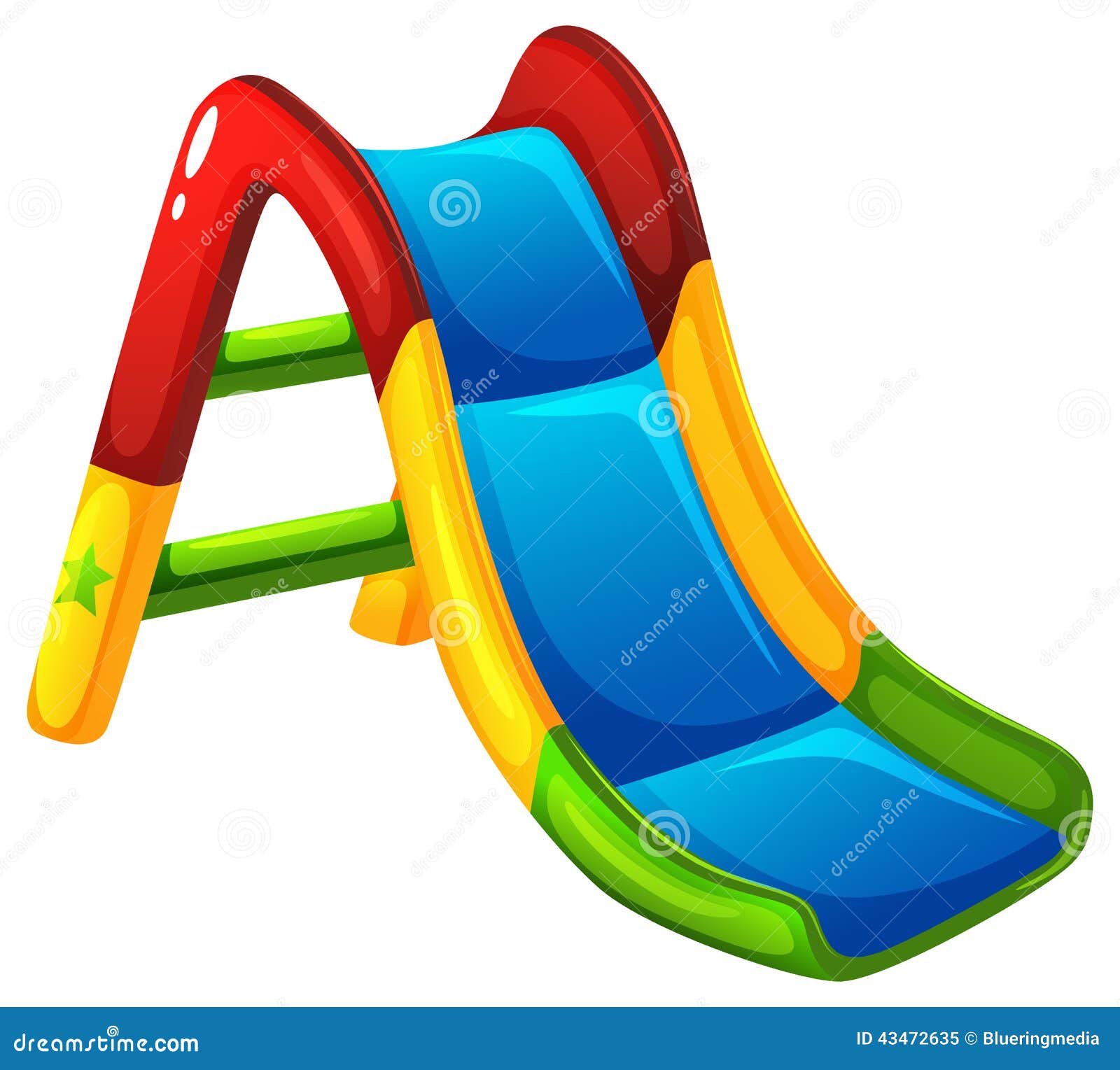 A colourful slide stock vector. Illustration of drawing - 43472635