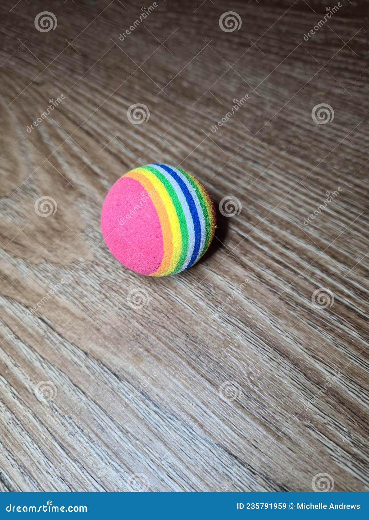 A Colourful Small Ball Rainbow Stock Image - Image of small, orange ...