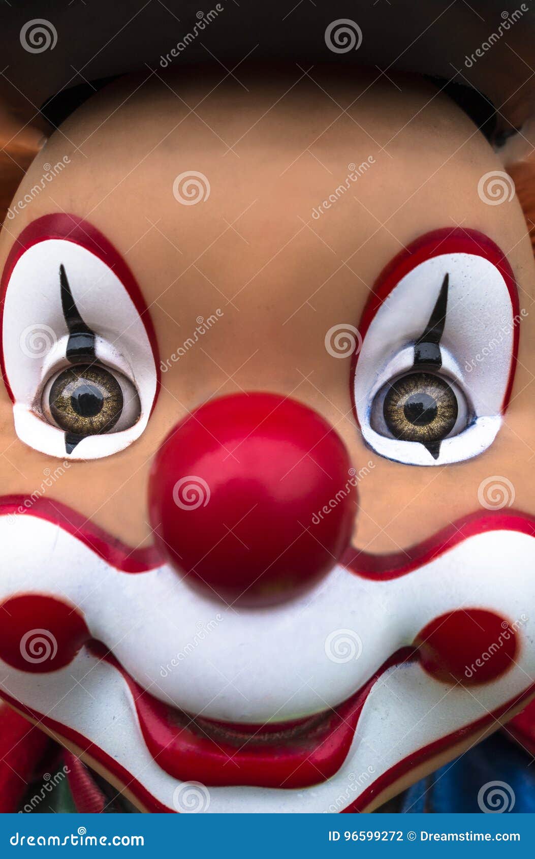 Colourful Smiling Clown Face Stock Photo - Image of painted, circus ...