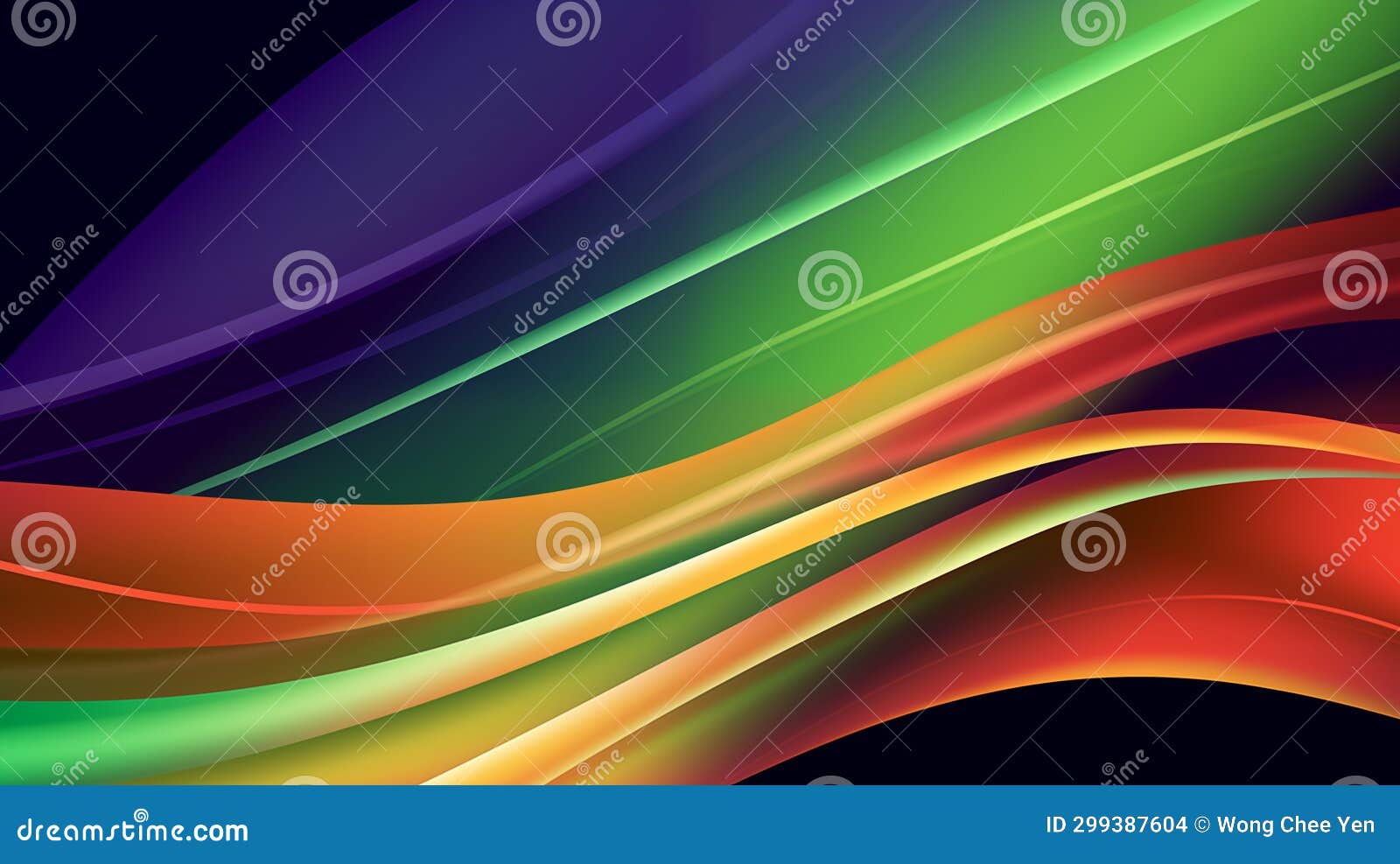 Colourful Smooth Wavy Graphic Design Wallpaper Stock Photo - Image of ...