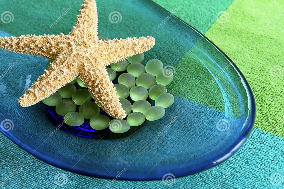 Colourful Spa Decor stock photo. Image of vivid, blue - 2683264