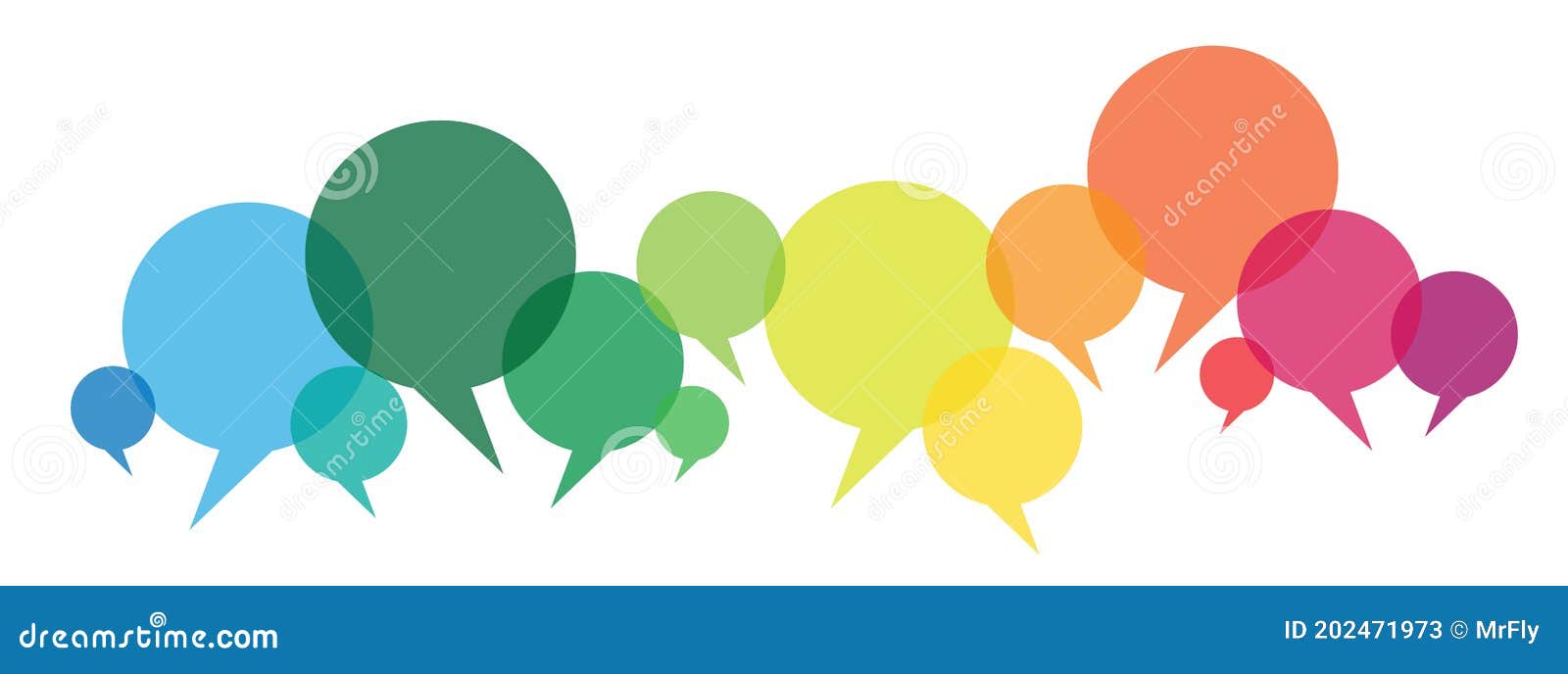 Colourful Speech Box Set, Vector Illustration Stock Vector ...