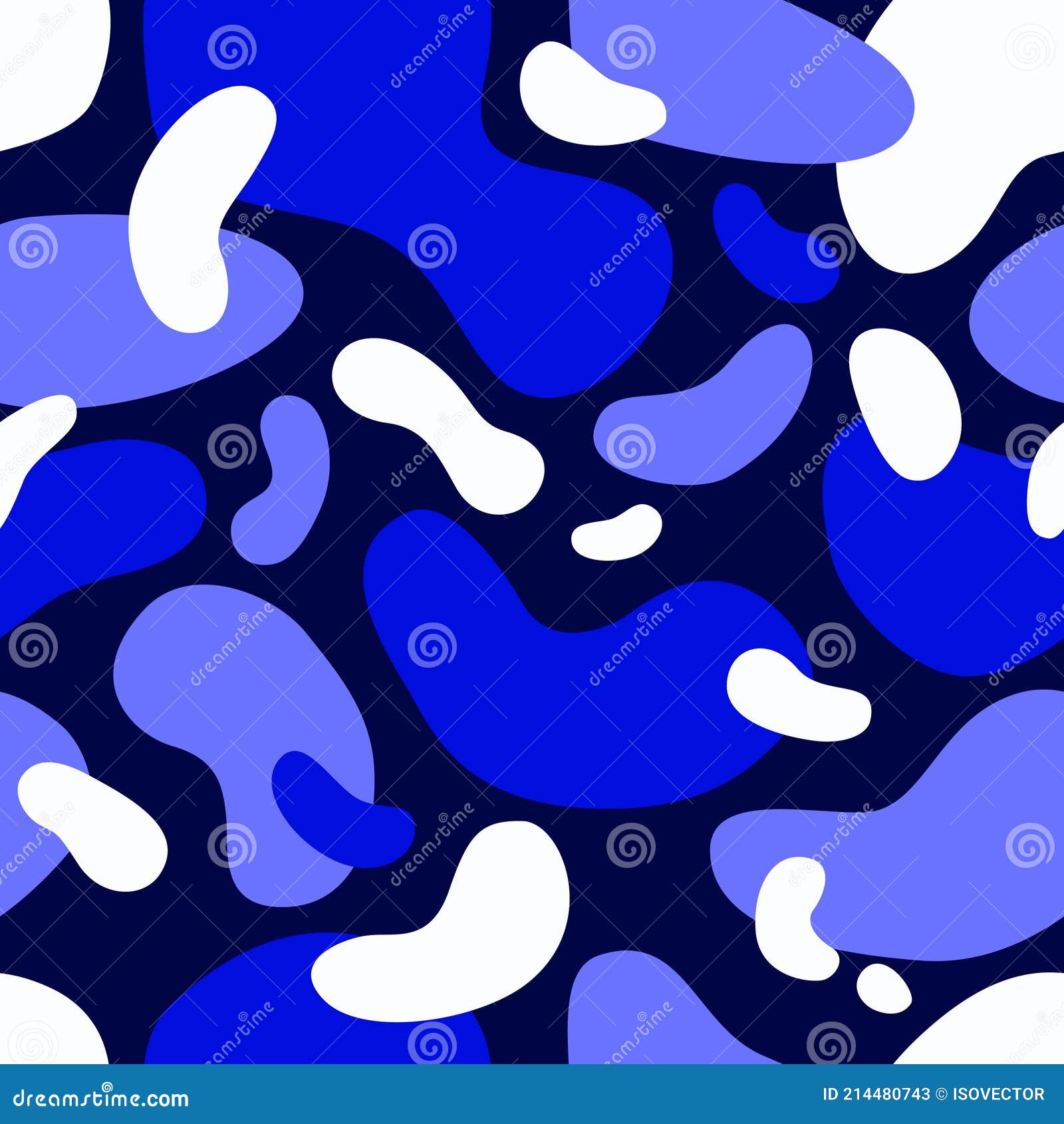 Colourful Splash Abstract Seamless Pattern Stock Vector - Illustration ...