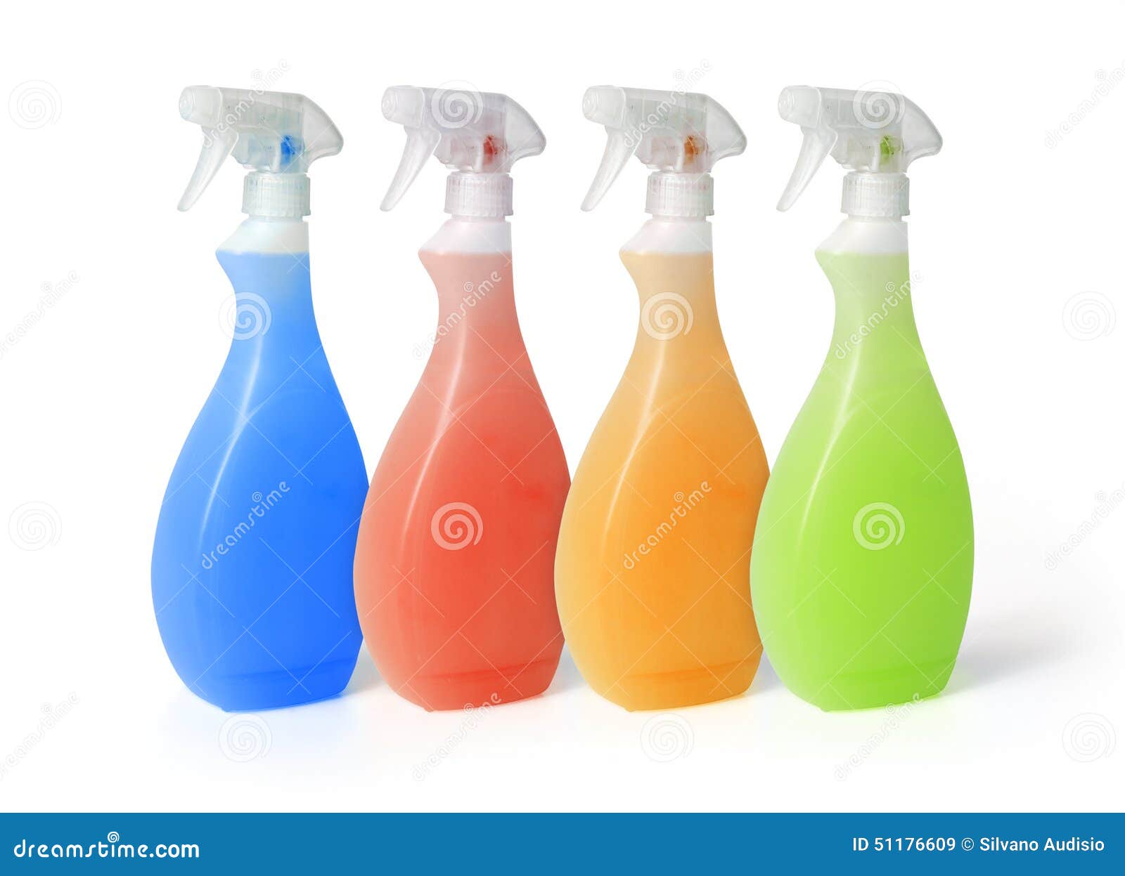 Colourful spray cleaners stock image. Image of fluid - 51176609