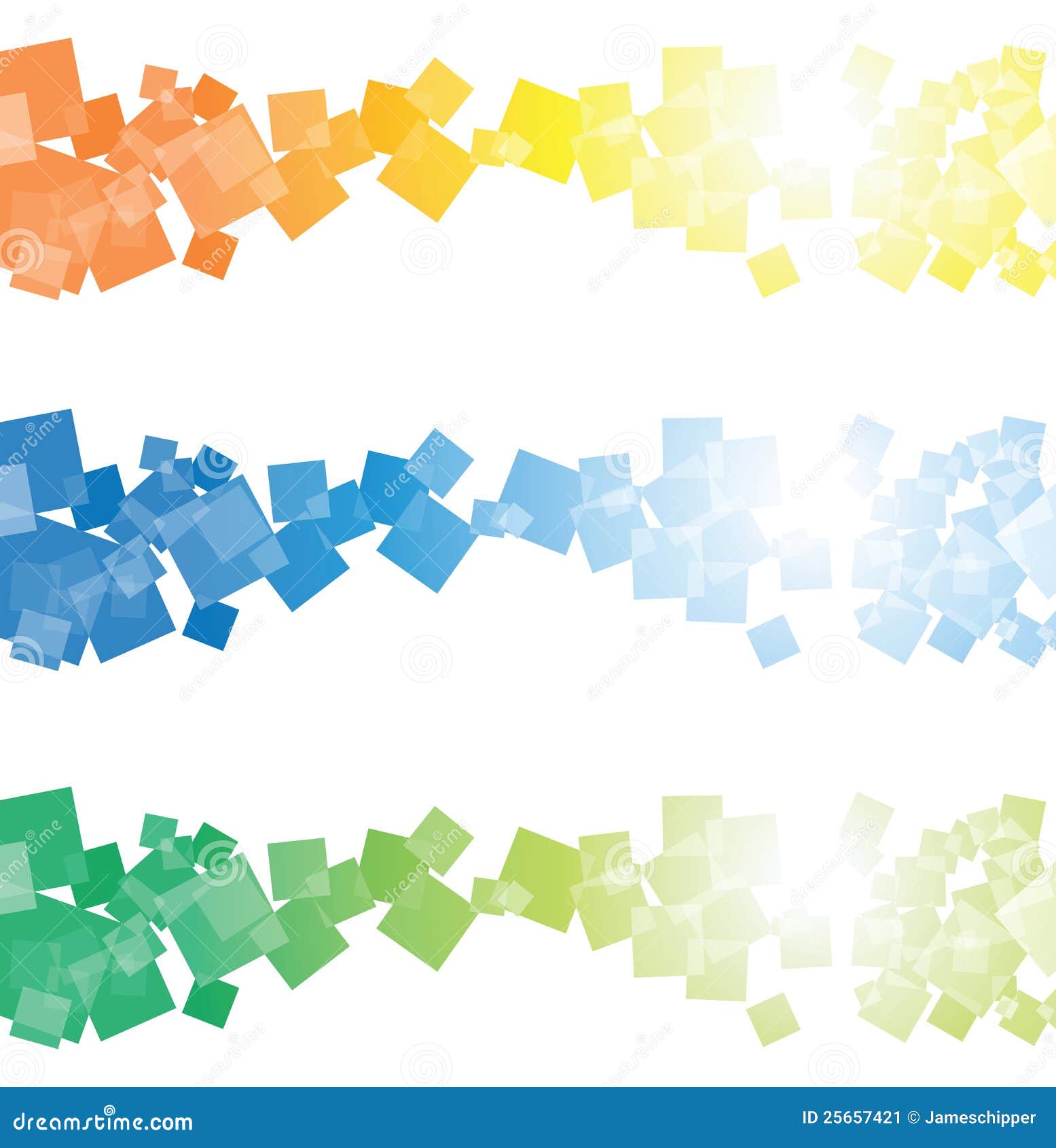 Colourful square banners stock vector. Illustration of green - 25657421