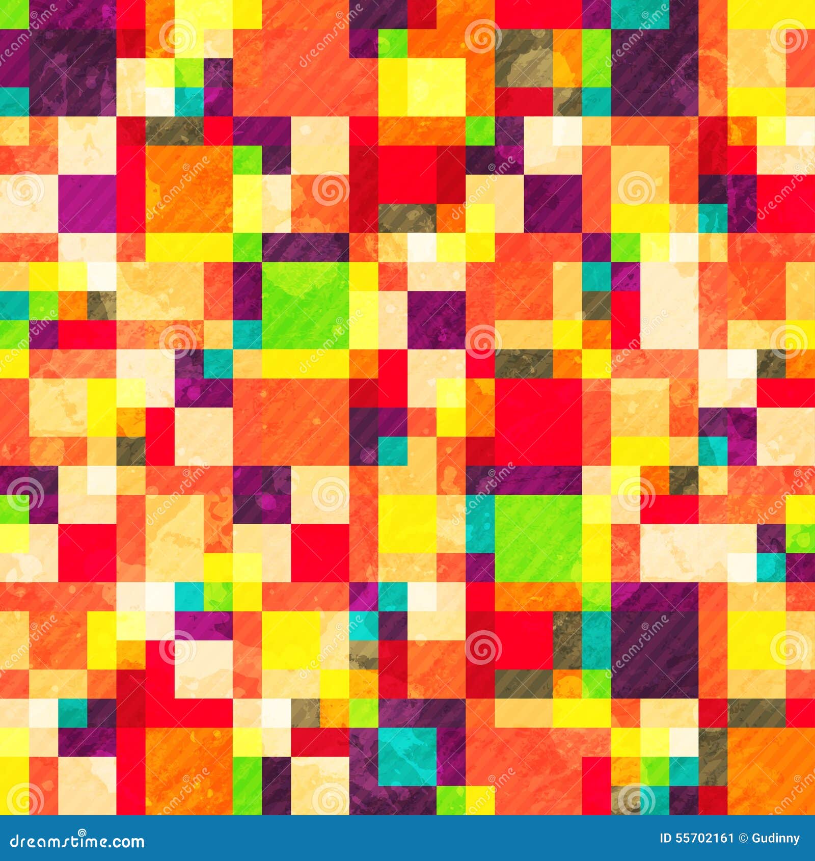 Colourful Square Background Pattern Cartoon Vector | CartoonDealer.com ...