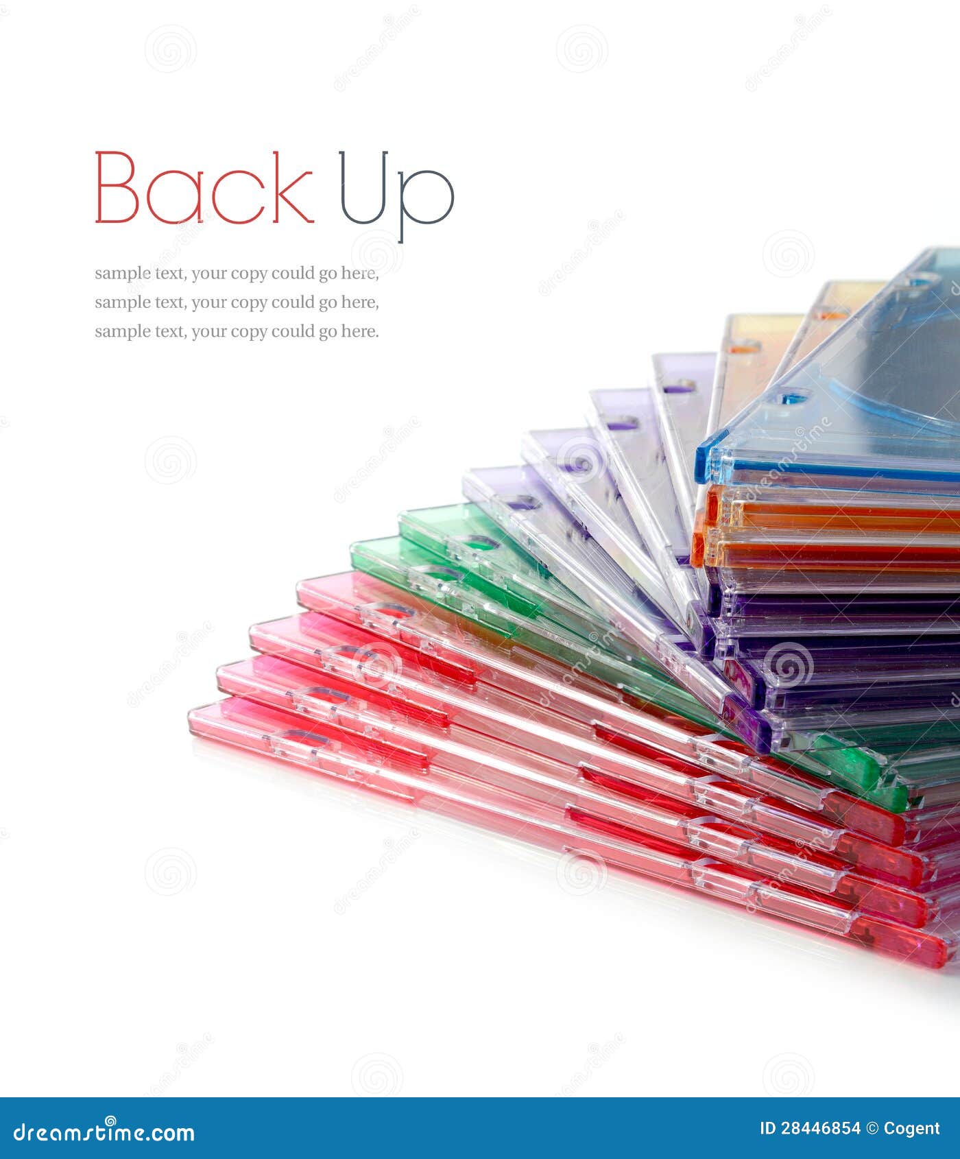 Colourful Stacked DVD Cases Stock Photo - Image of audio, compact: 28446854