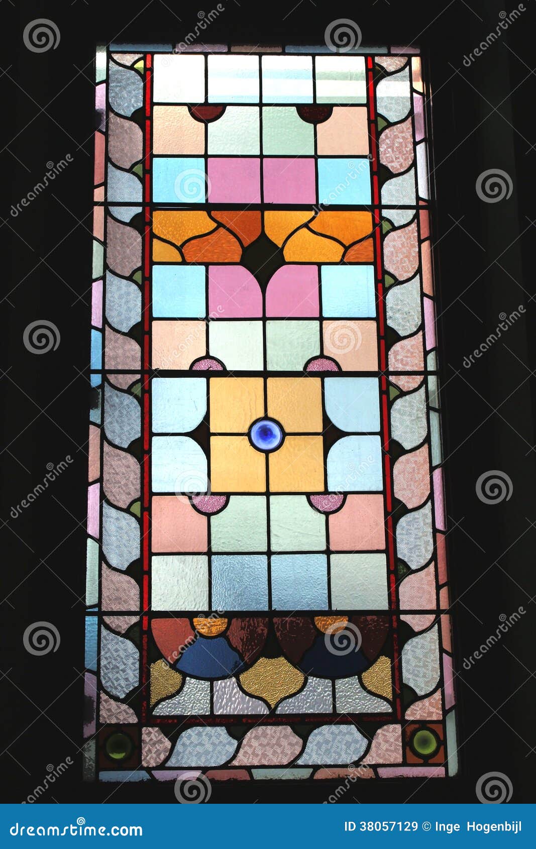 Abstract Stained Glass, Church Of St. Gervais And St. Protais, Paris ...