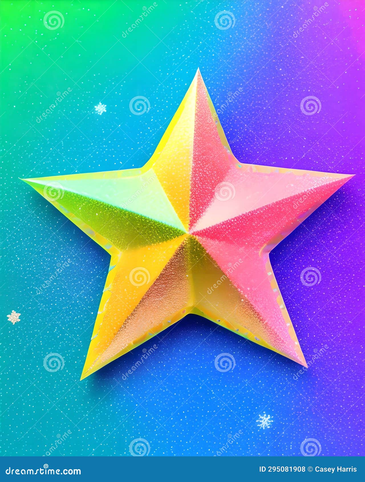 Colourful star design stock illustration. Illustration of symmetry ...