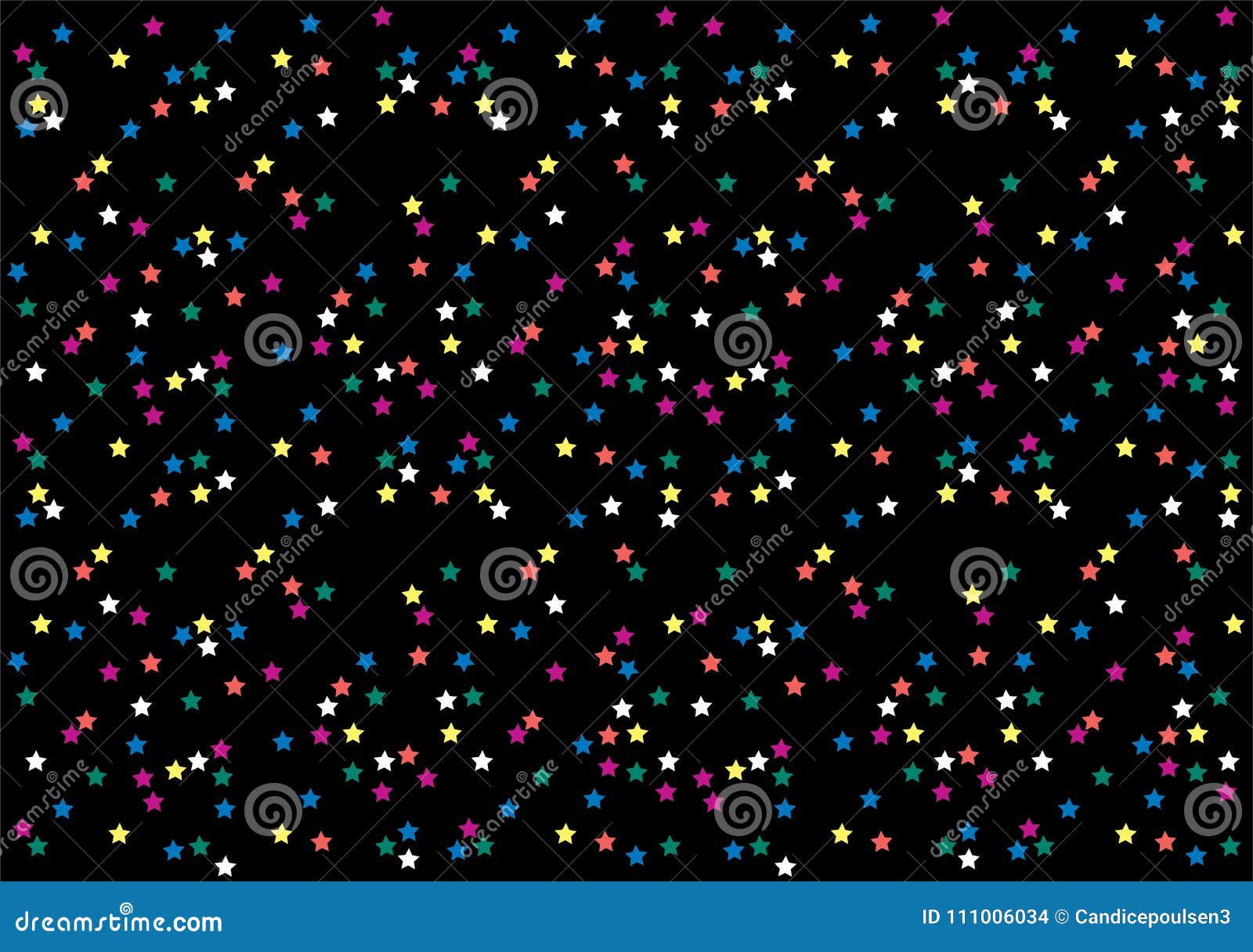 Colourful Star Repeat Pattern Stock Vector - Illustration of repeat ...