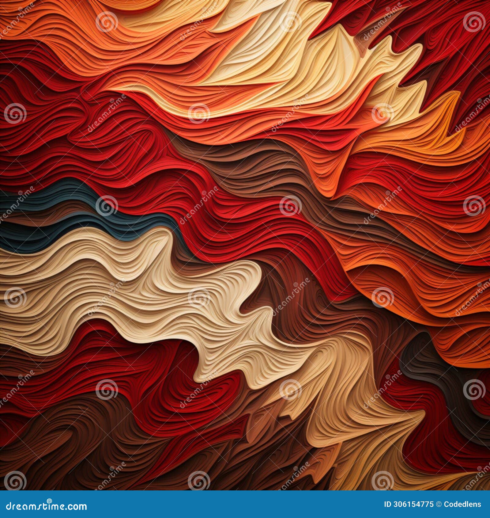 Abstract Art in a Fabric Texture Stock Illustration - Illustration of ...