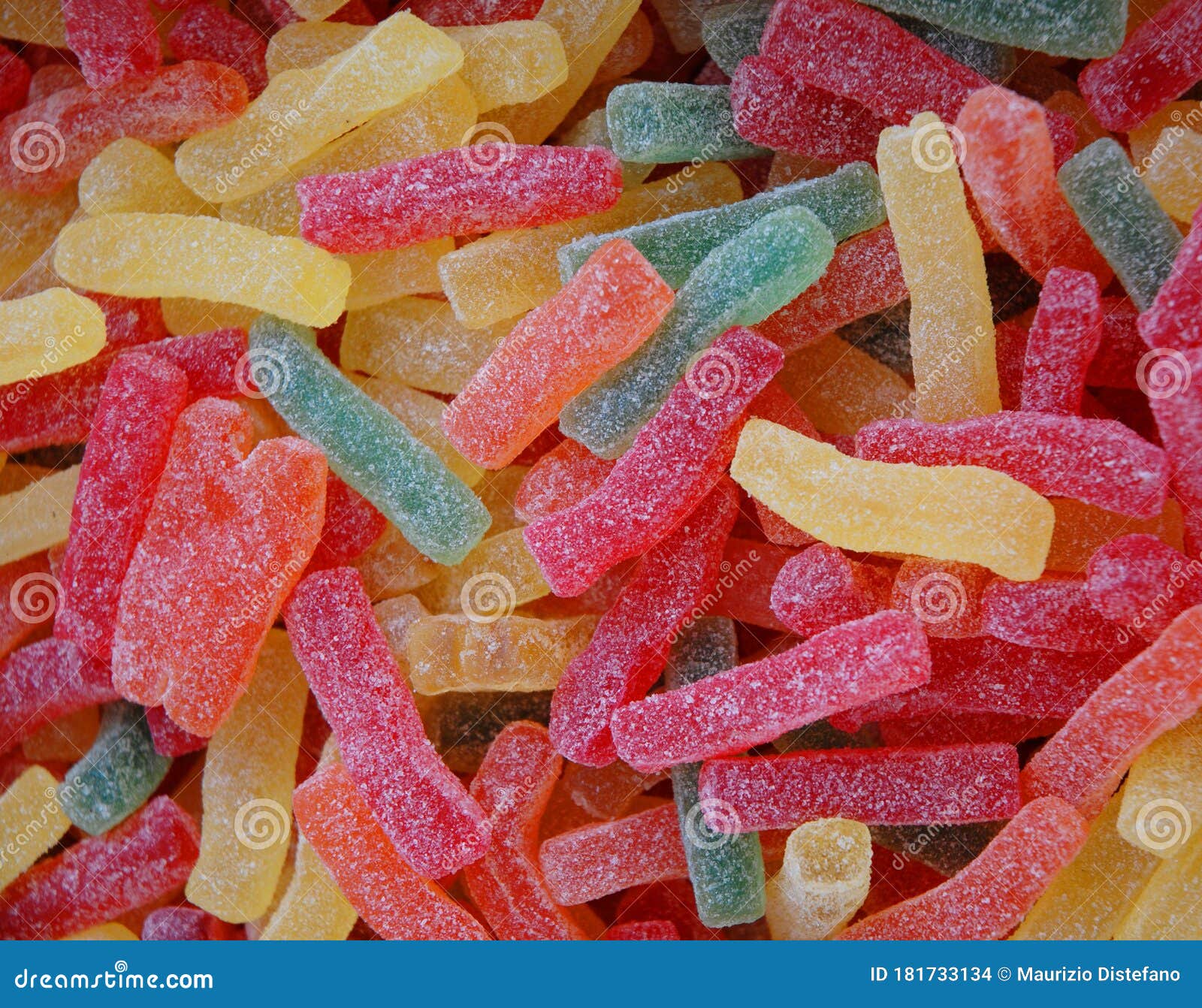 Colourful Sugary Candy, Various Sweet Candies Background Royalty-Free ...