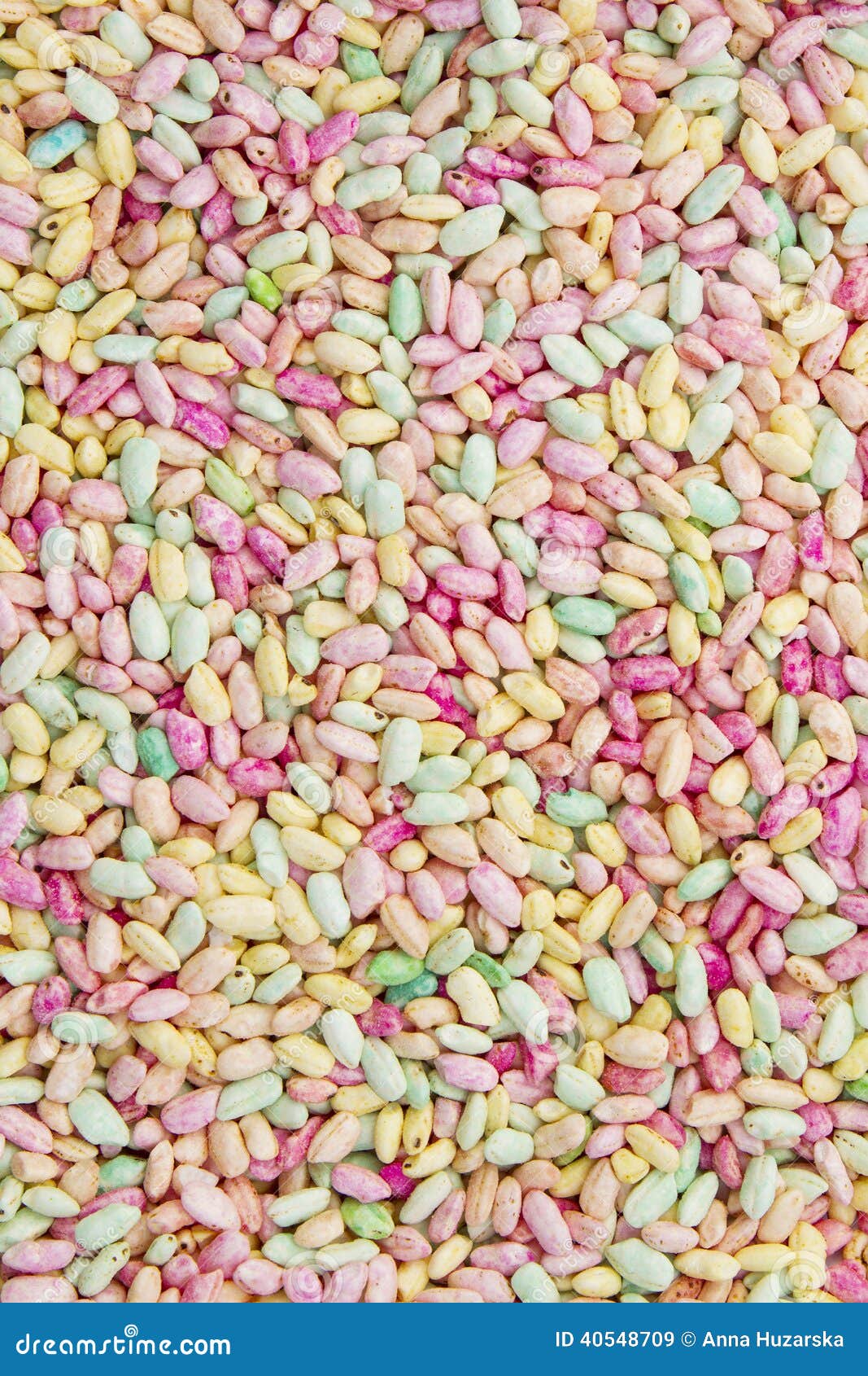 Colourful and Sweet Puffed Rice Stock Image - Image of sweet, snack ...