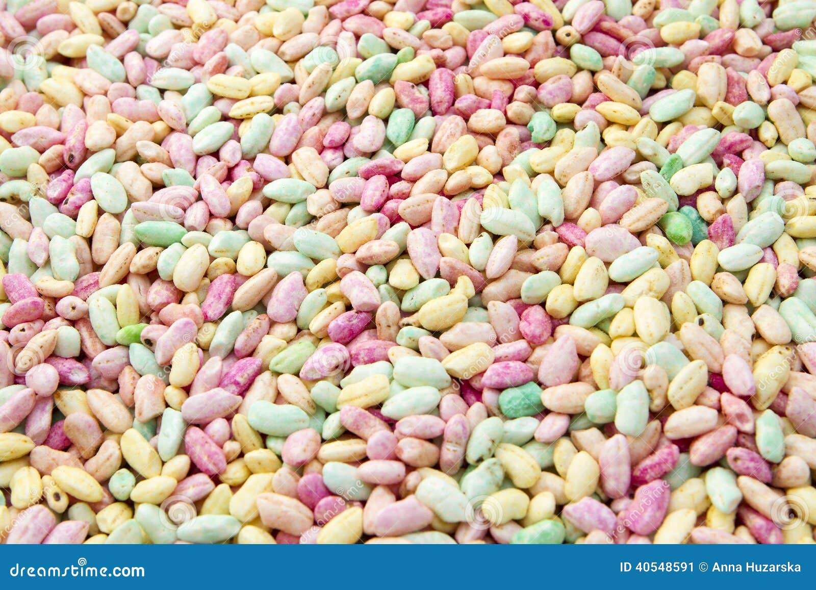 Colourful and Sweet Puffed Rice Stock Image - Image of calorie, organic ...