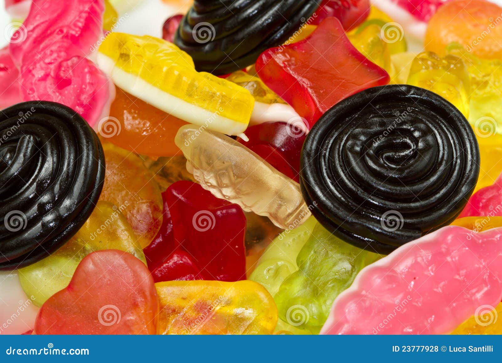 Colourful sweets editorial stock photo. Image of liquorice - 23777928
