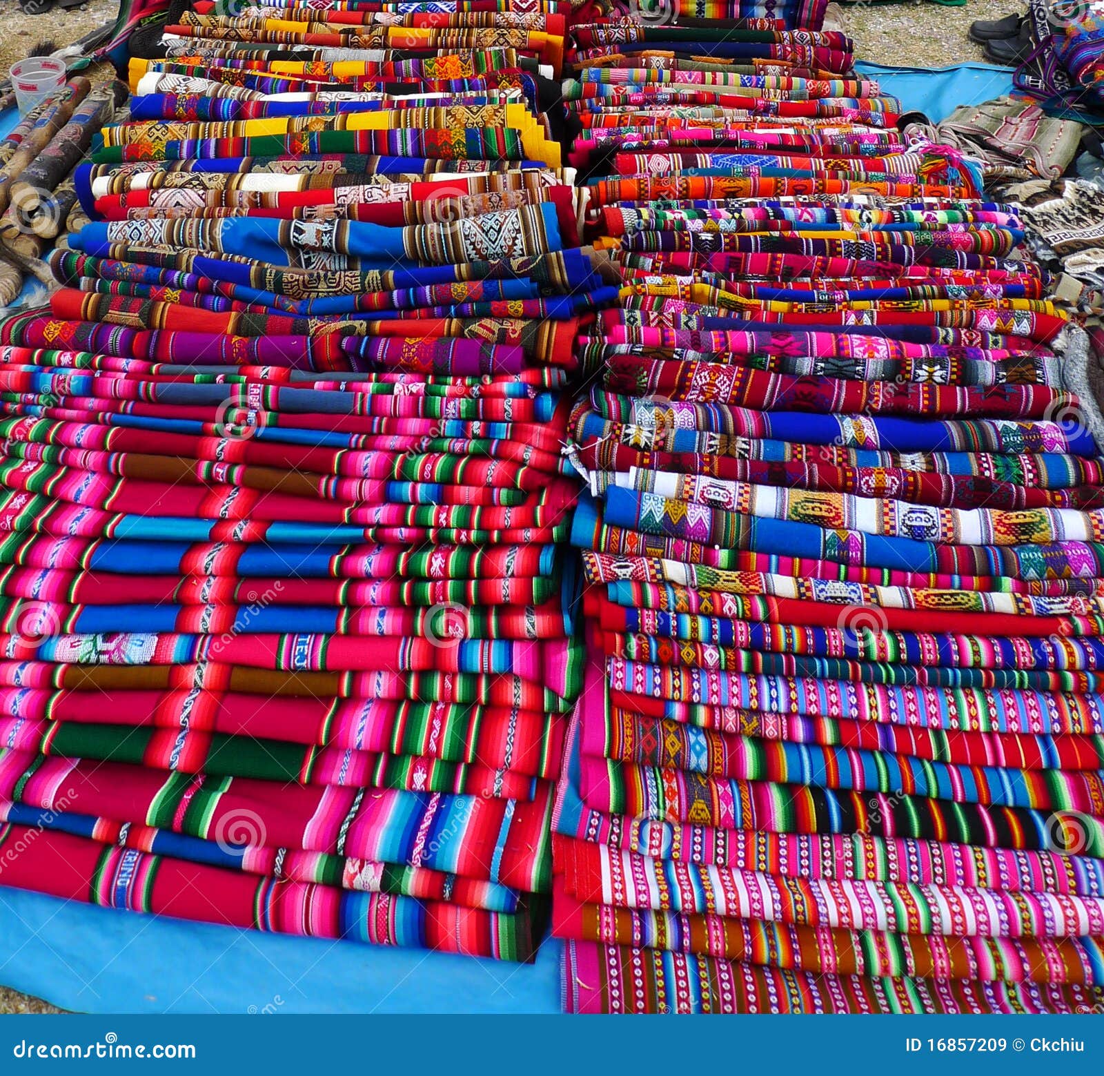 Colourful textile stock image. Image of colors, craft - 16857209