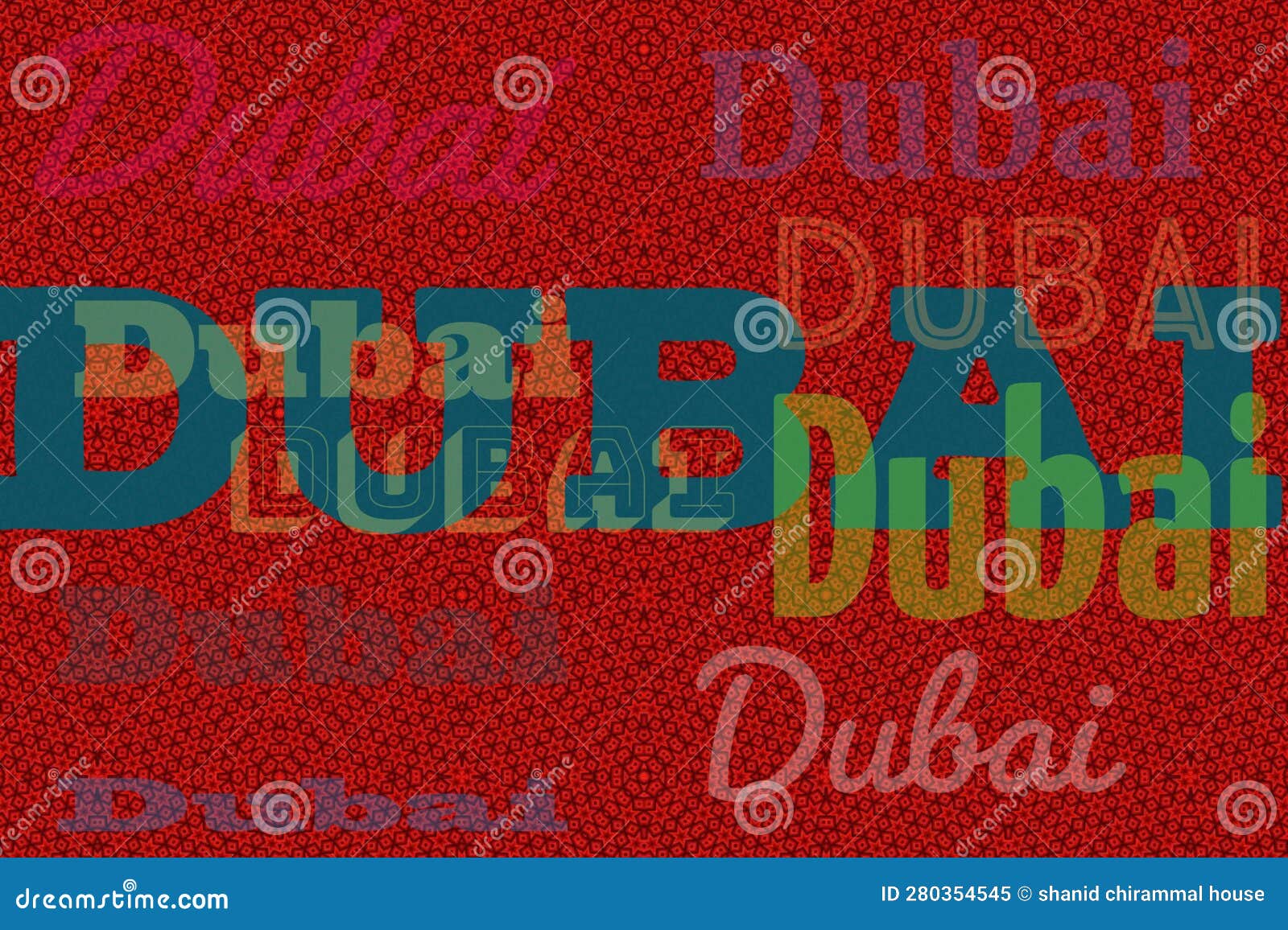 Colourful Texture Background of Dubai City in the Uae Stock ...