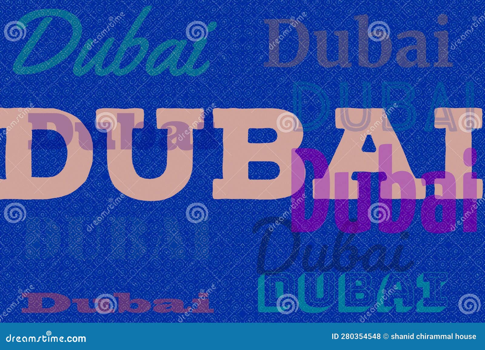 Colourful Texture Background of Dubai City in the Uae Stock ...