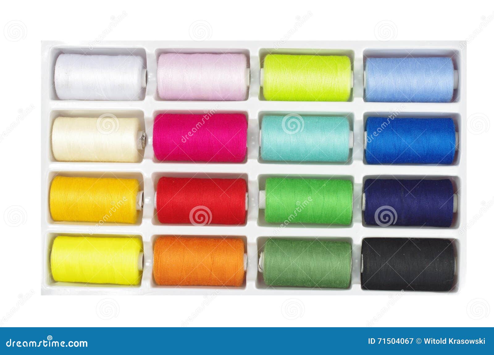 Colourful threads in box stock image. Image of black - 71504067