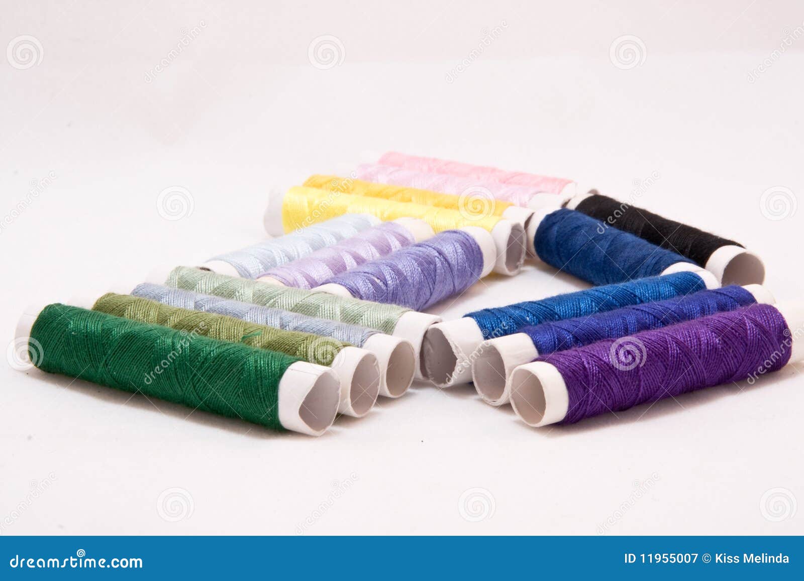 Colourful threads II. stock image. Image of produkt, light - 11955007