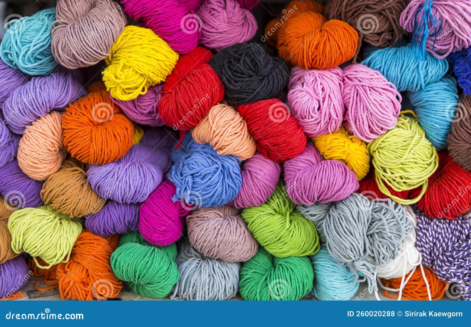 Colourful Threads Stack Background, Colorful Threads Stack Stock Photo ...