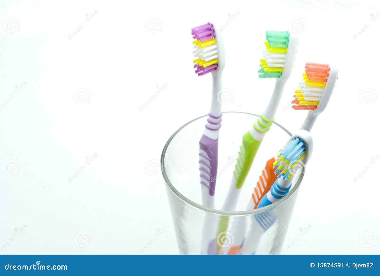 Colourful toothbrushes stock image. Image of bristles - 15874591