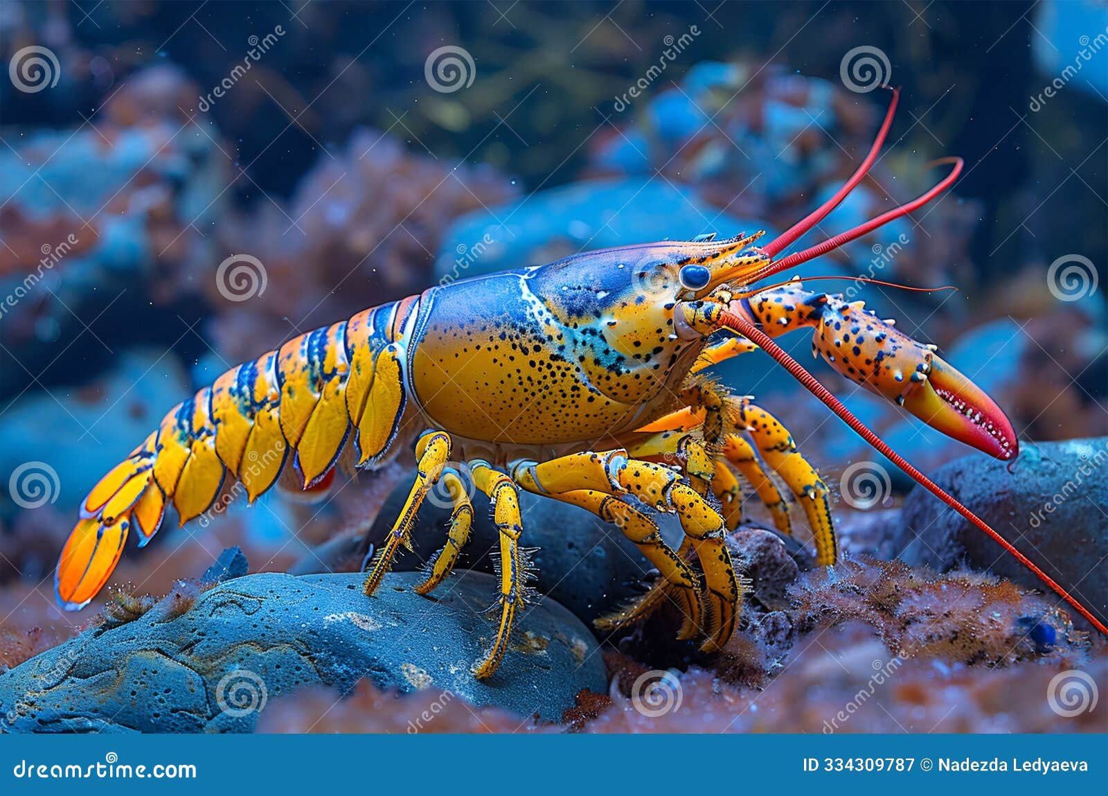 Rock Lobster Illustration | CartoonDealer.com #83915540