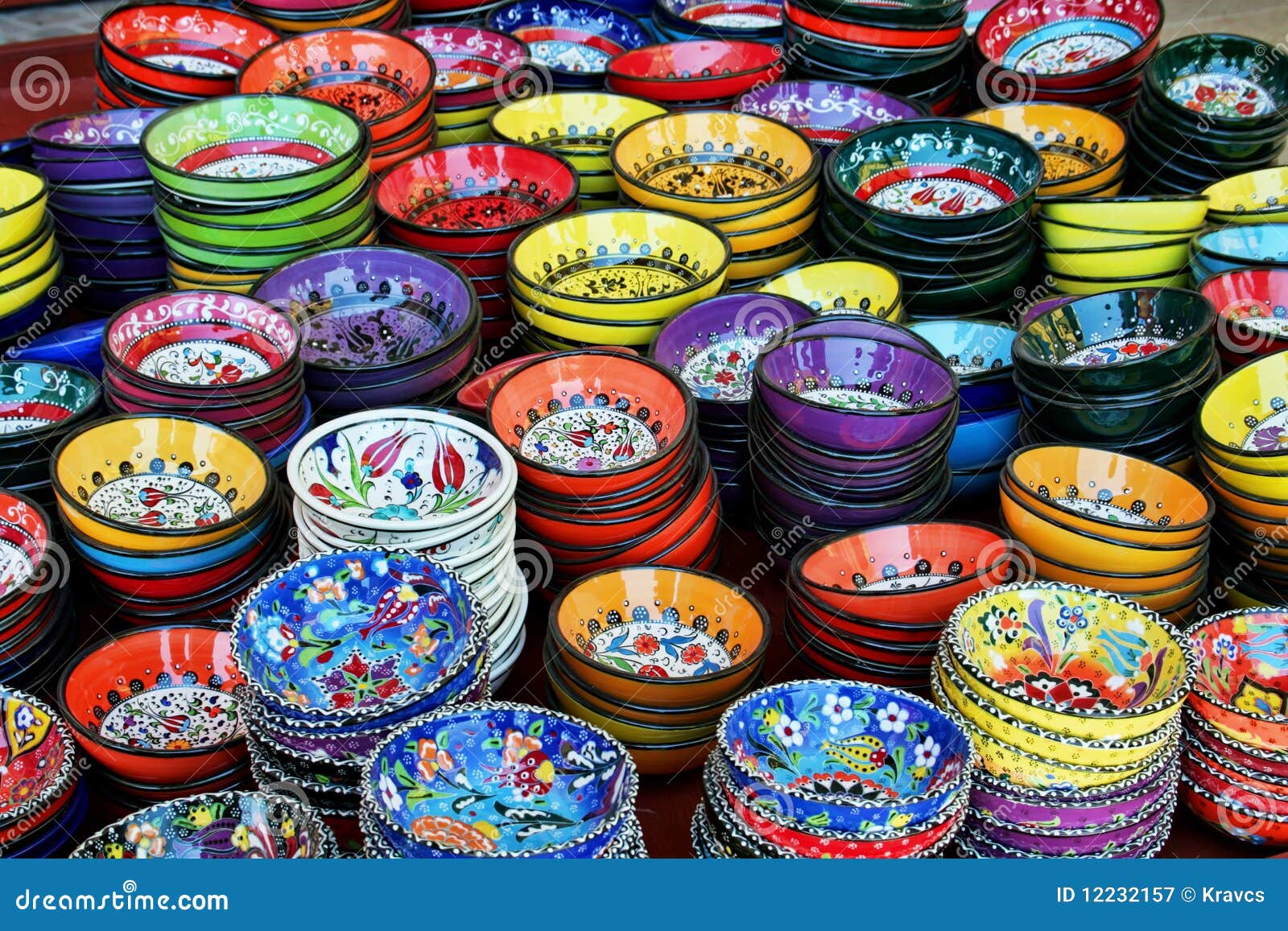 Turkish tea cups stock image. Image of china, pottery - 12232157
