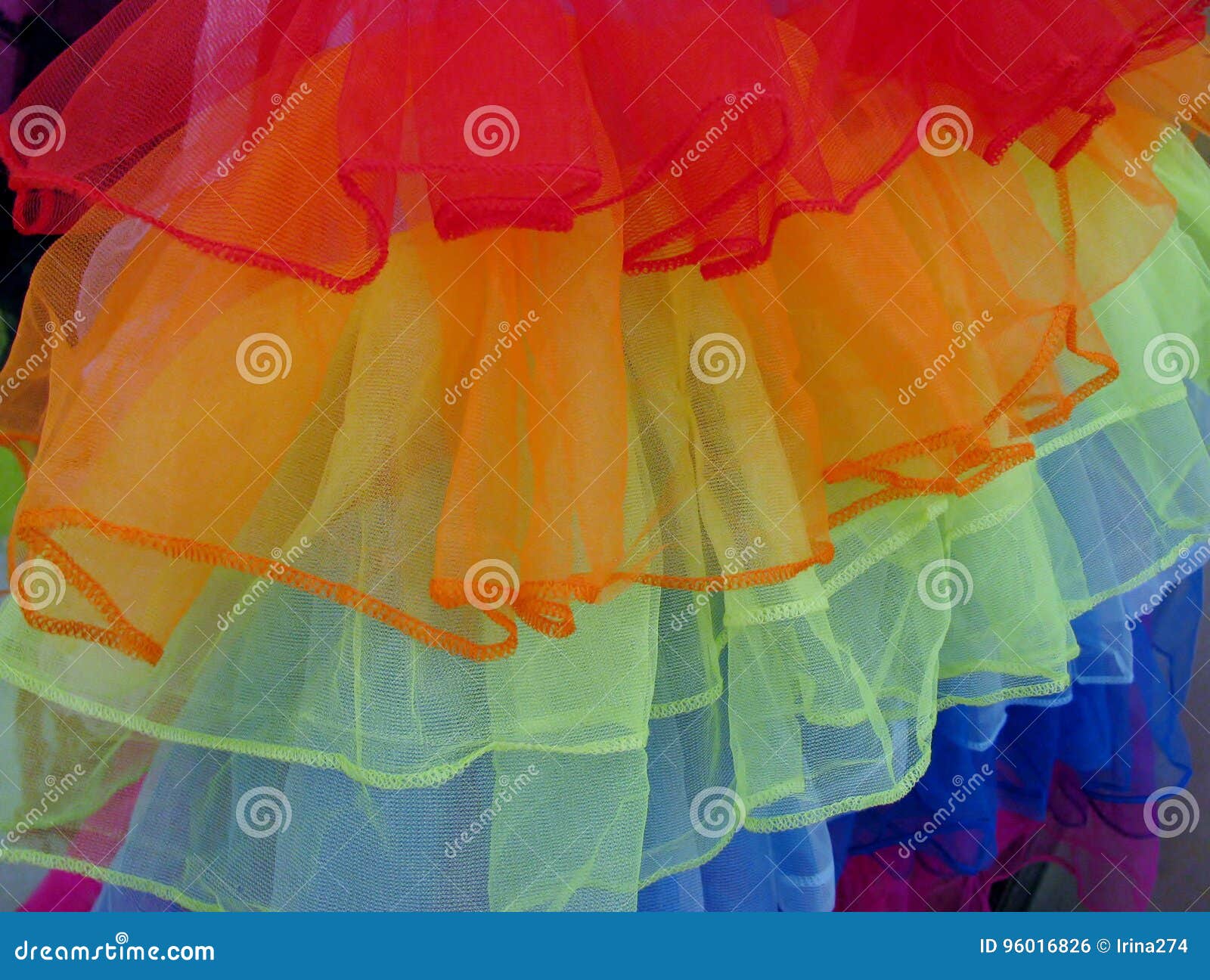 Colourful tutu skirt stock photo. Image of color, entertainment - 96016826