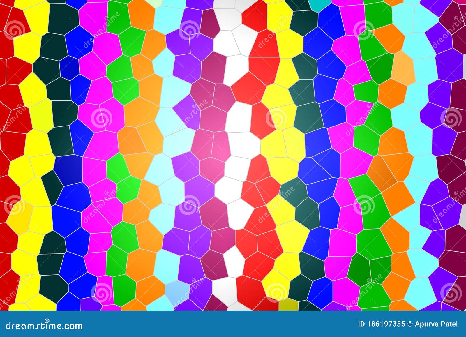 Colourful Unshaped Mosaic Tile Background Stock Illustration ...