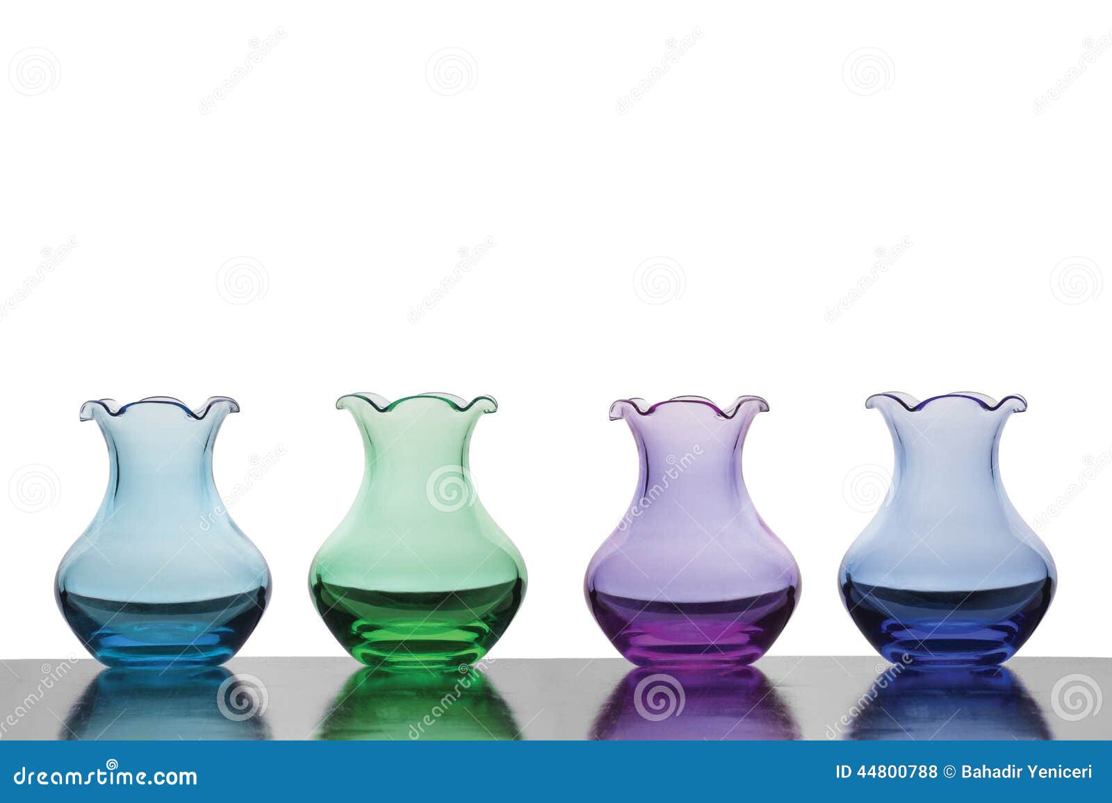 Colourful Vases stock photo. Image of formed, fragility - 44800788
