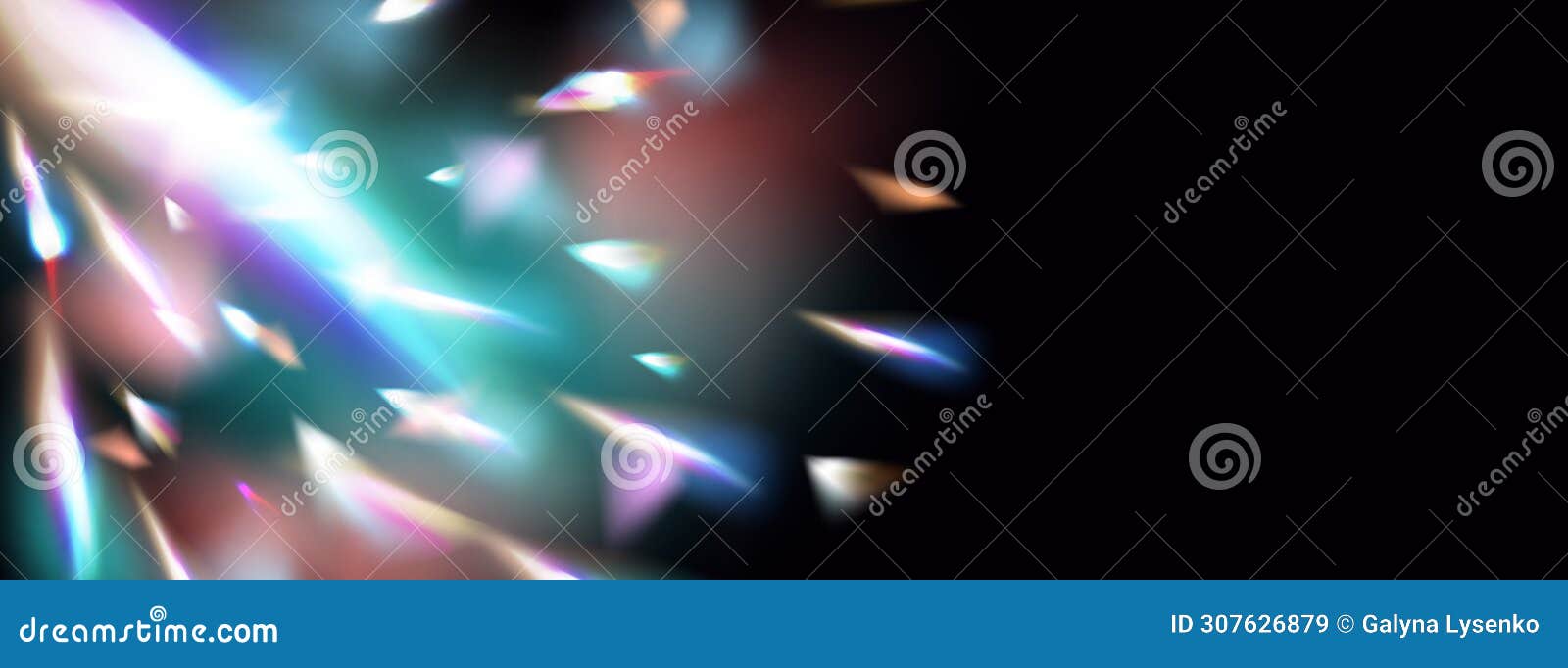Colourful Vector Lens, Crystal Rainbow Light and Flare Transparent ...