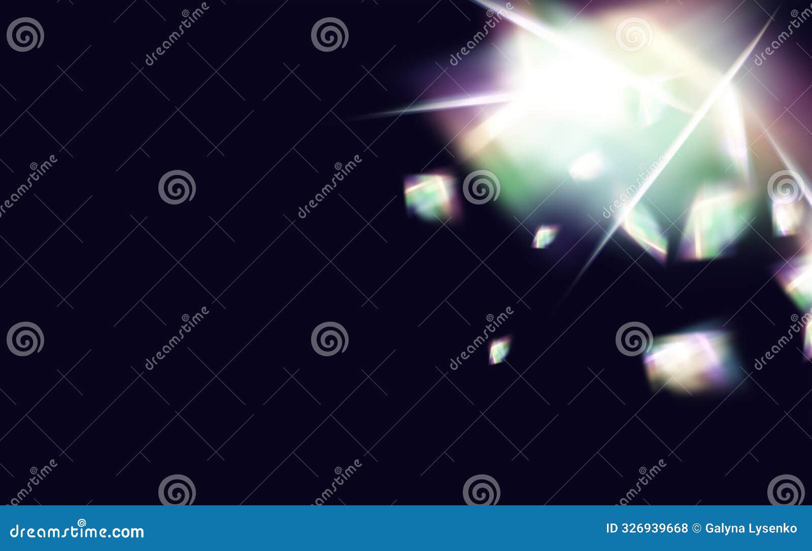 Colourful Vector Lens, Crystal Rainbow Light and Flare Transparent ...
