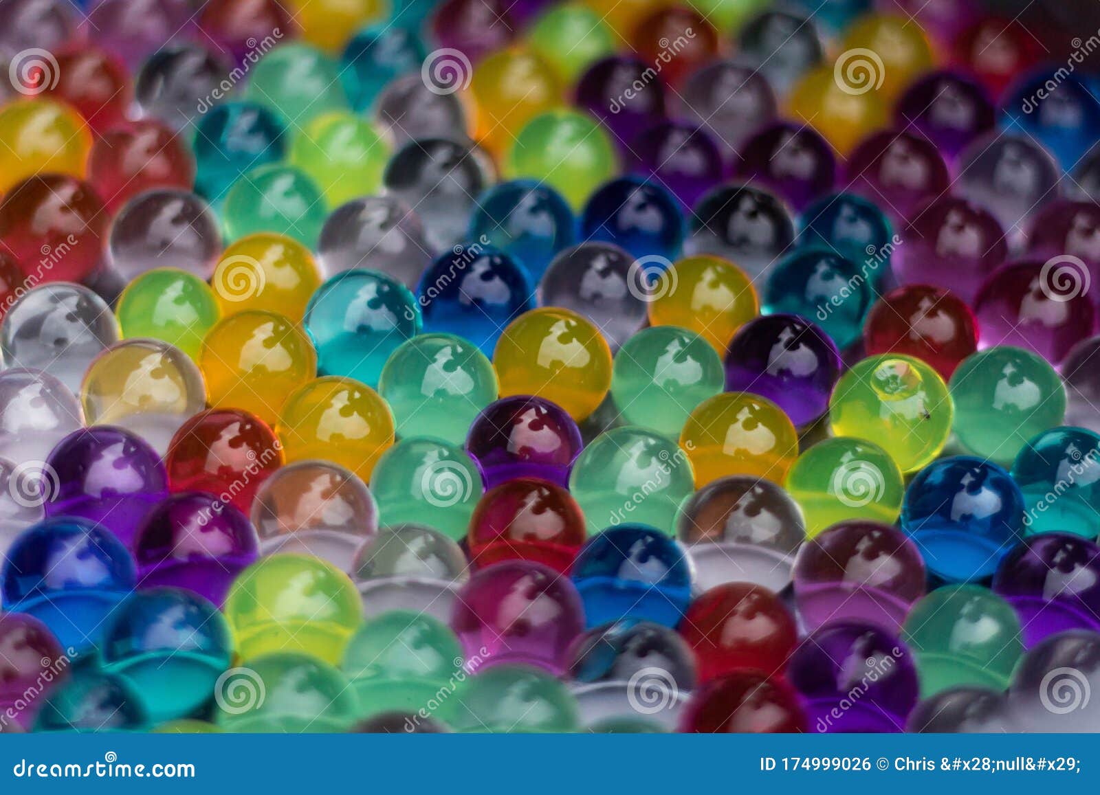 Colourful water bead orbs stock photo. Image of colourful - 174999026