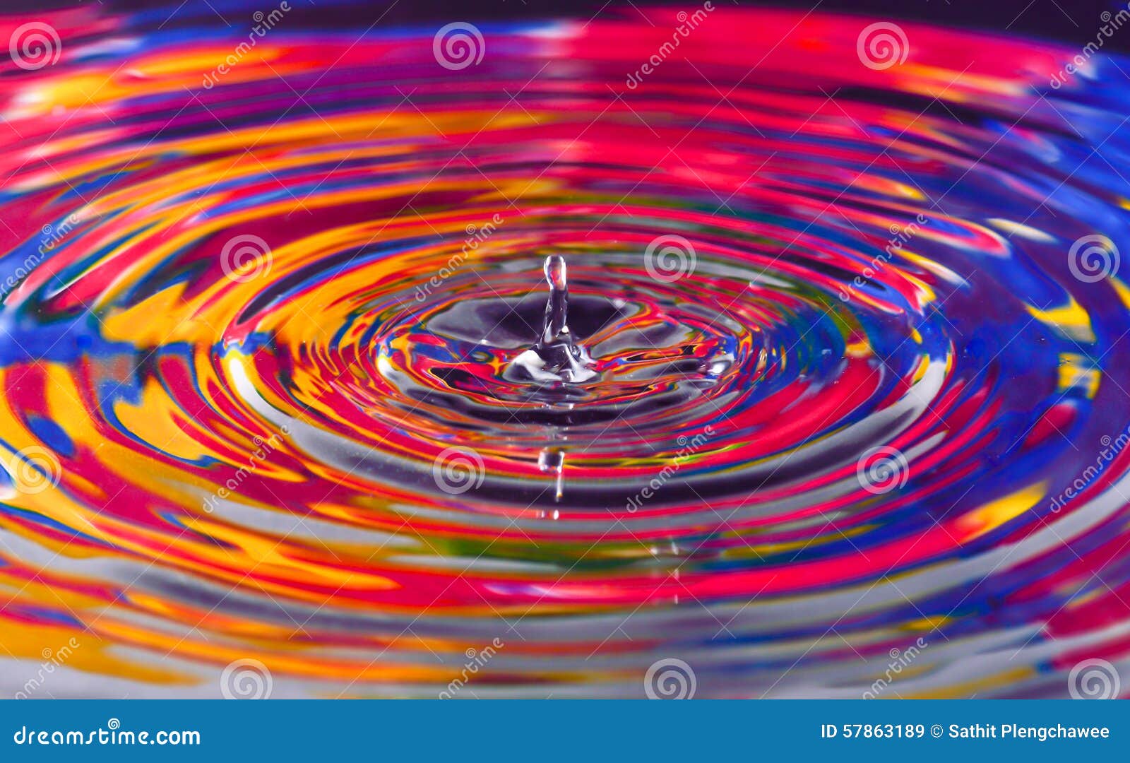 Colourful of Water Drop Close Up for the Background, Texture, Mo Stock ...
