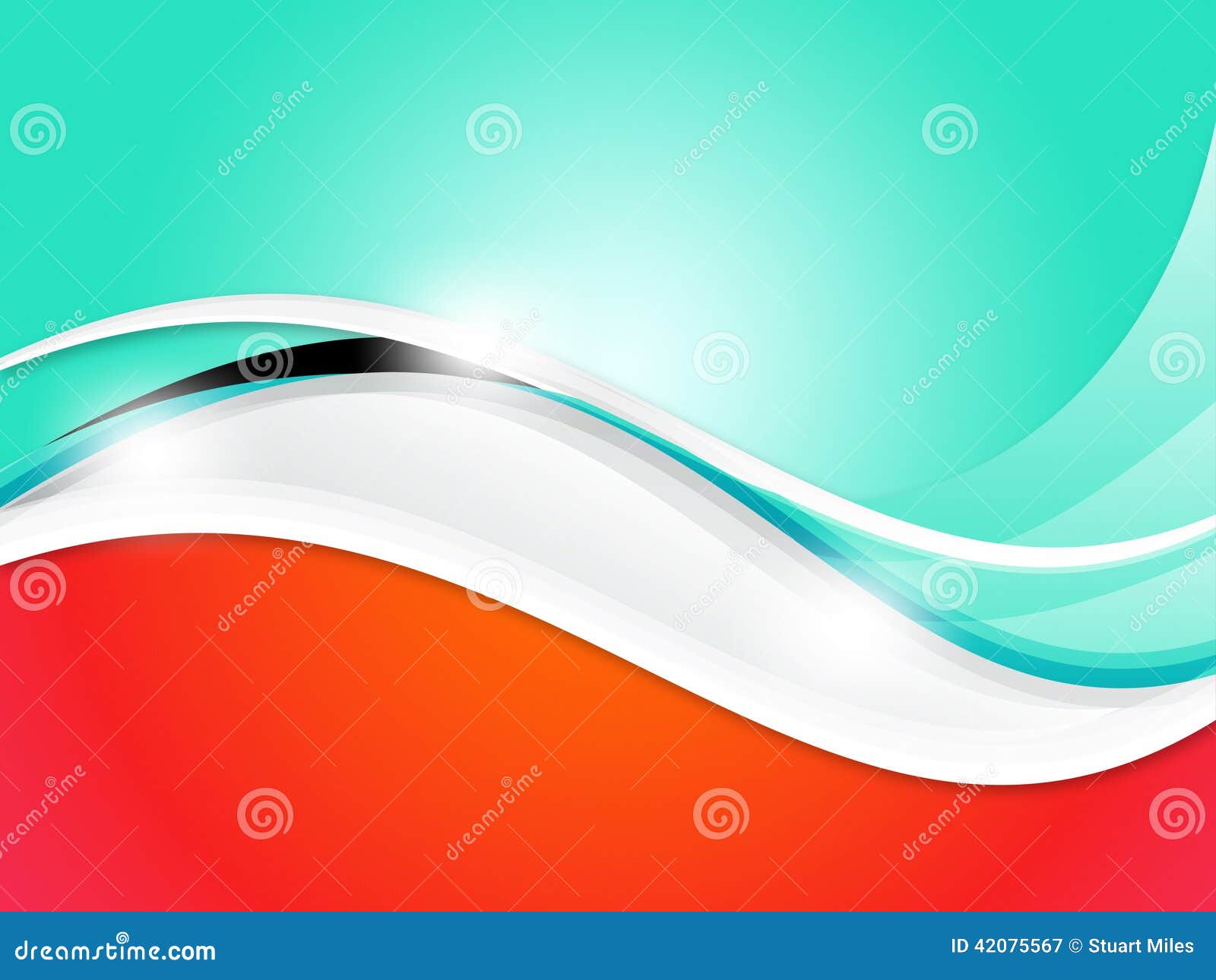 Colourful Wave Background Shows Modern Art or Soft Effect Stock ...