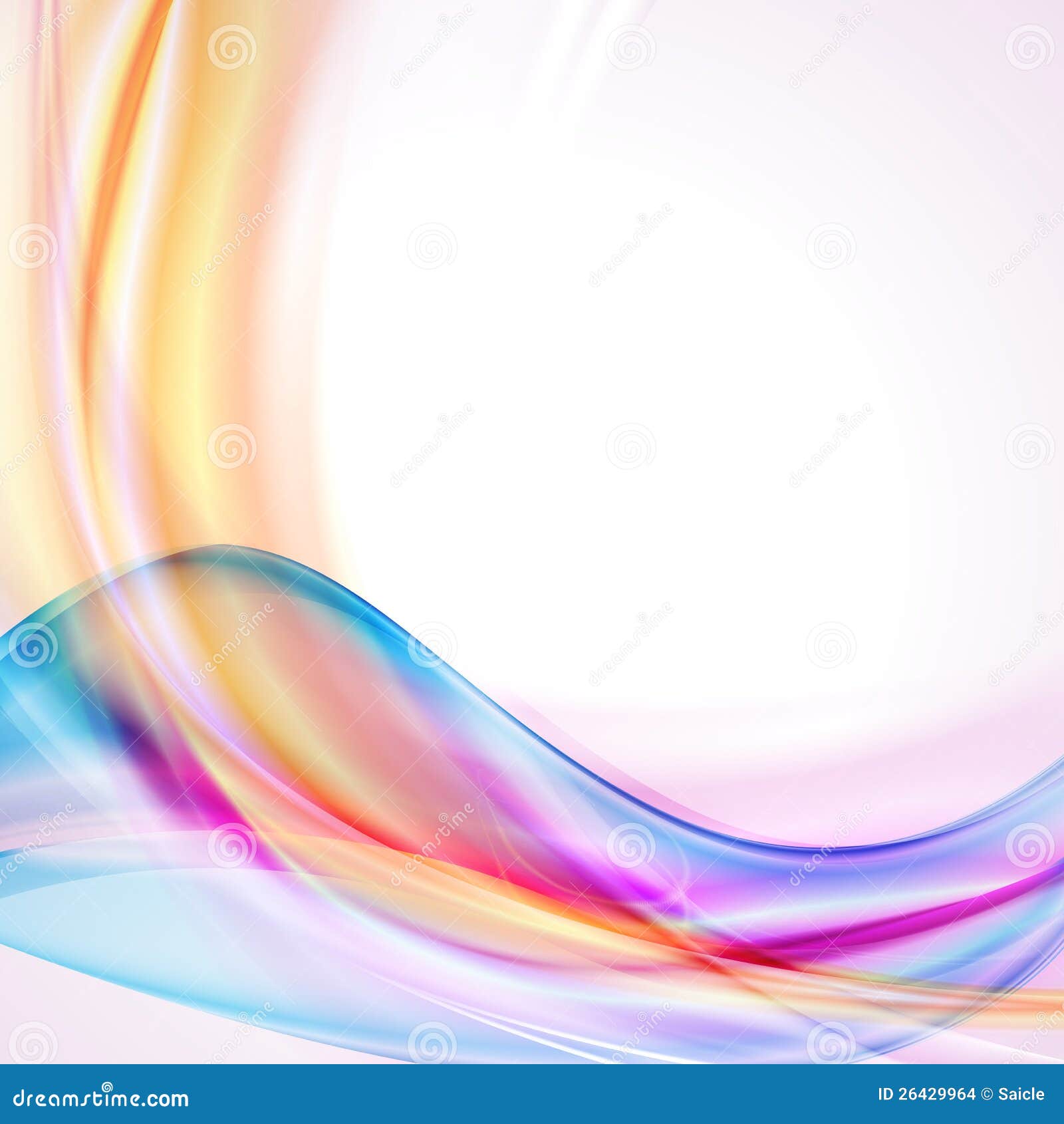 Colourful wavy design stock vector. Illustration of gradient - 26429964