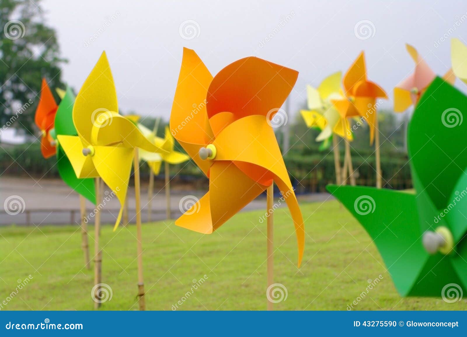 Colourful Windmill Pinwheel Stock Photo - Image of colorful, wind: 43275590