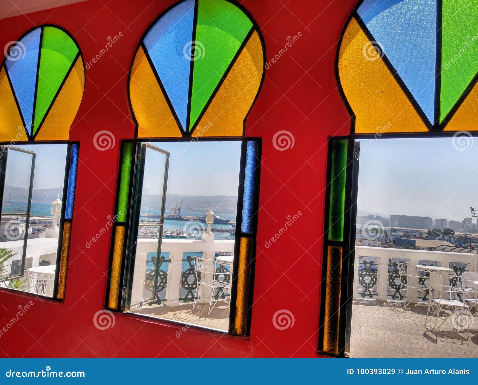 Colourful windows stock image. Image of inside, arabic - 100393029